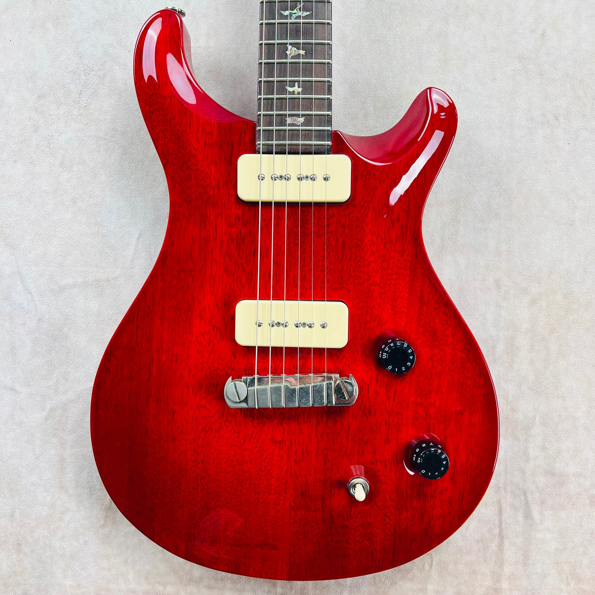 2007 PRS McCarty Korina Soapbar Specs - Vintage Cherry | Tone Wolf