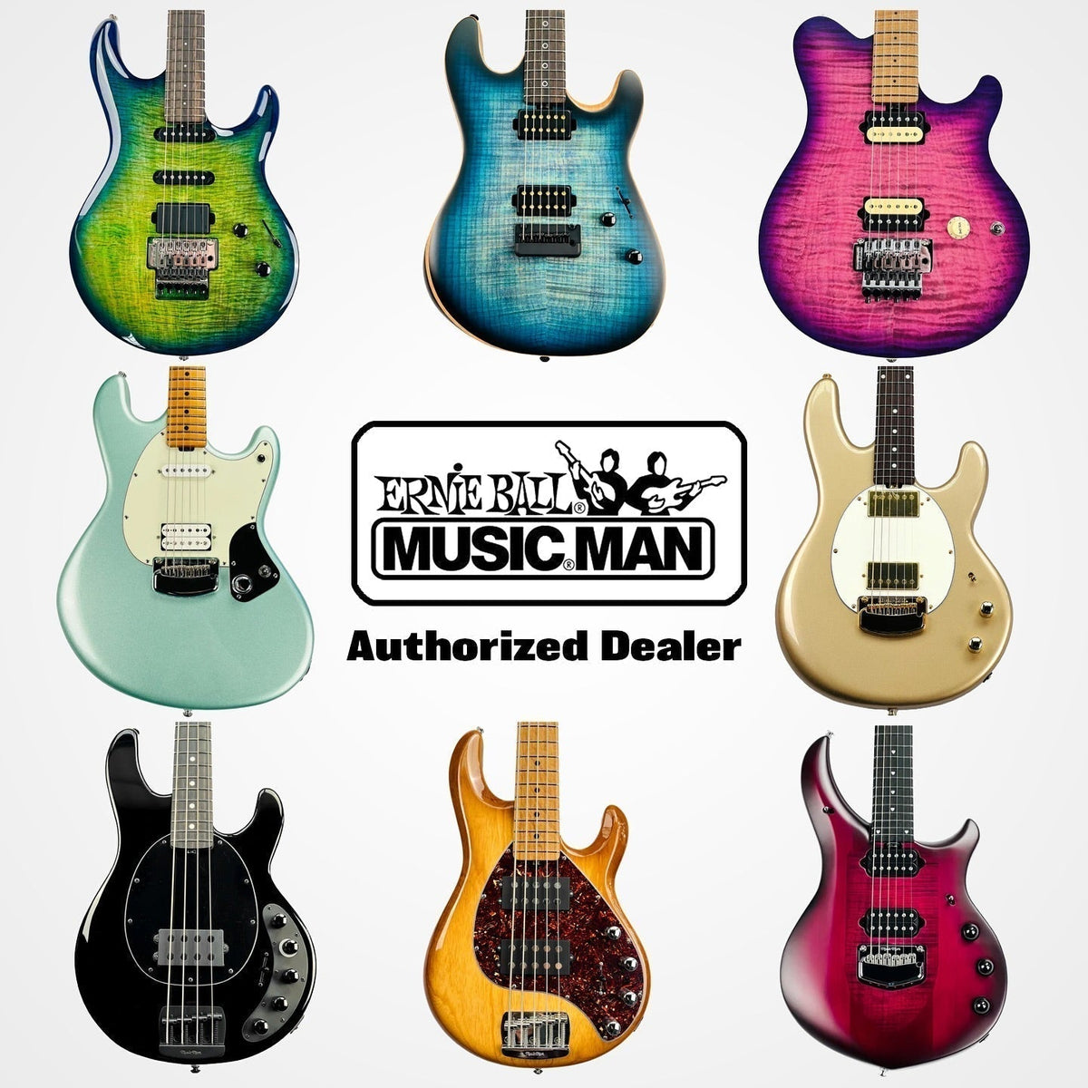 Tone Wolf Is An Authorized Ernie Ball Music Man Dealer
