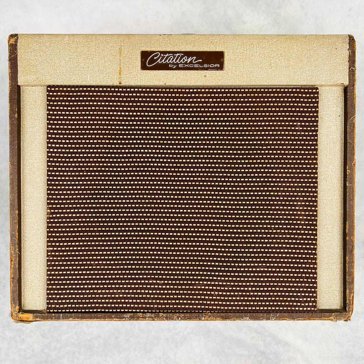 Excelsior Citation Model C-15 1x12" Combo Amplifier 1962 - Brown | Tone ...