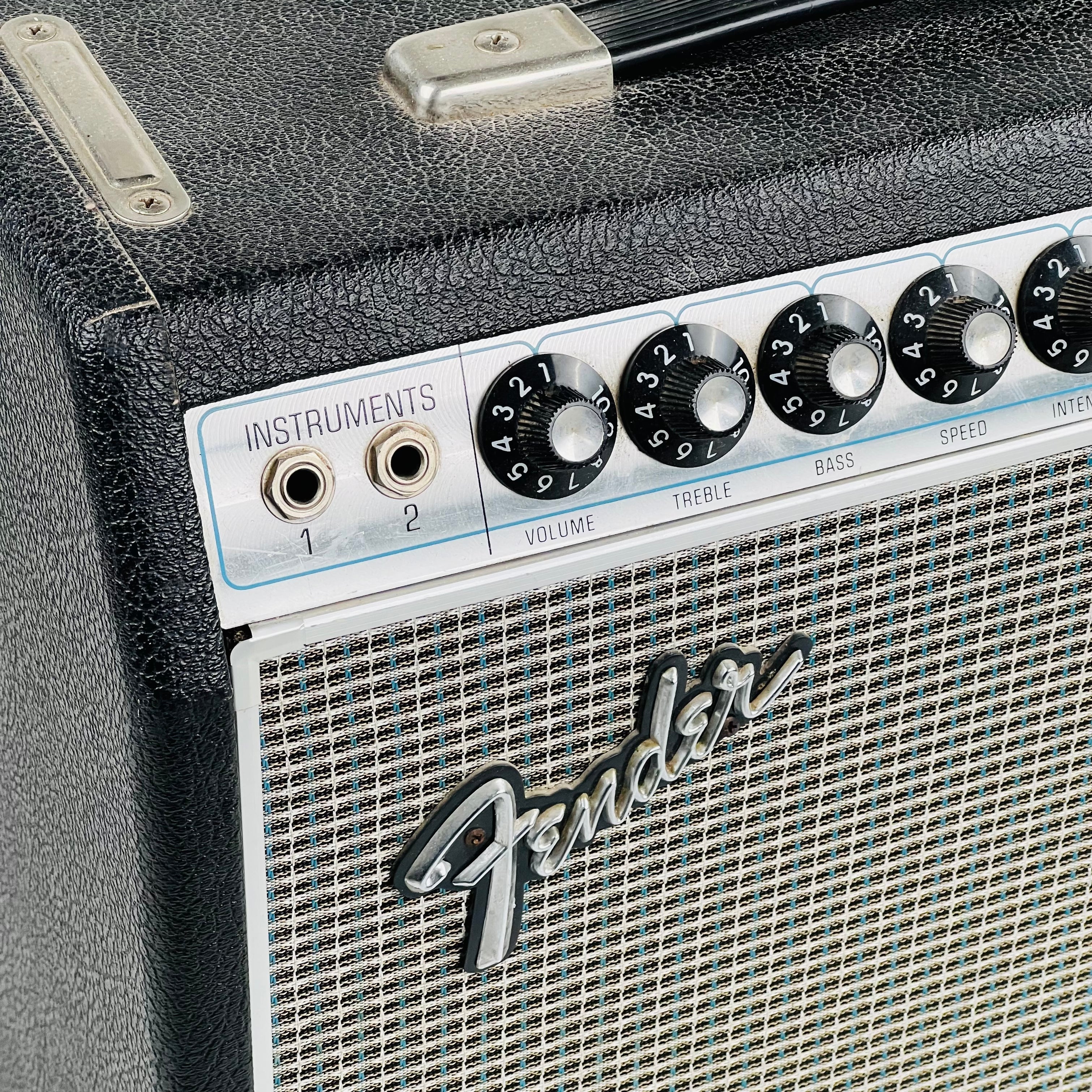 1968 Fender Vibro Champ Amplifier Drip Edge - Black | Tone Wolf