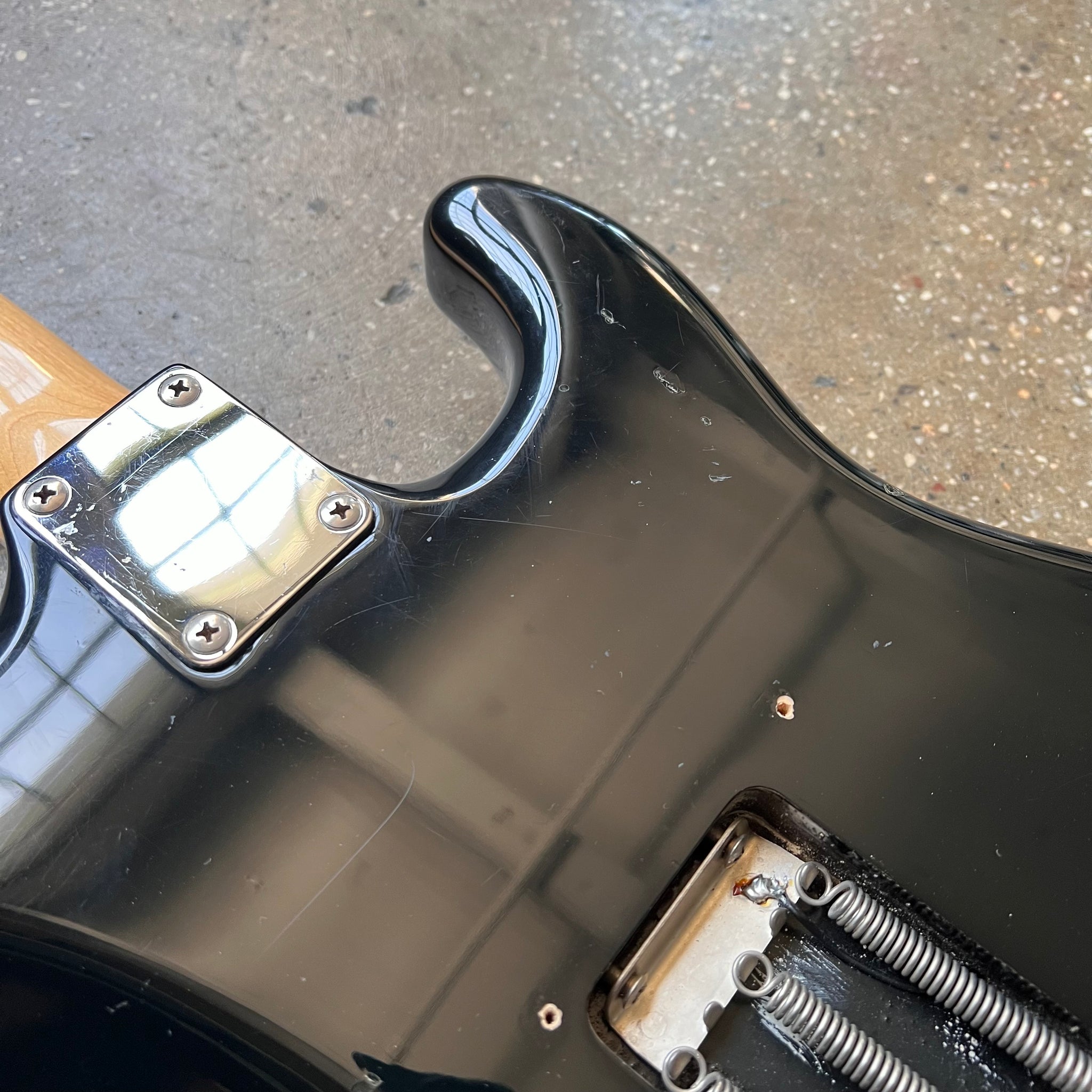 Squier ST-362 Stratocaster MIJ Left-Handed 1980s - Black | Tone Wolf