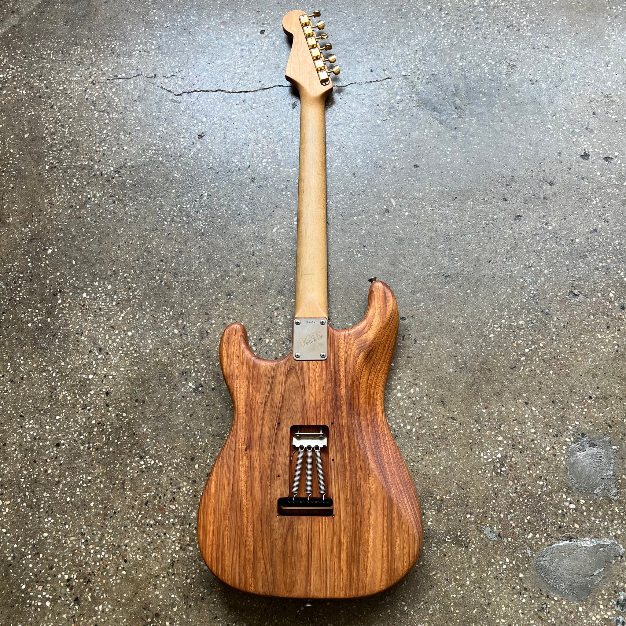ESP Strat Style Custom Koa Electric Guitar ca. 1990 - Natural | Tone Wolf
