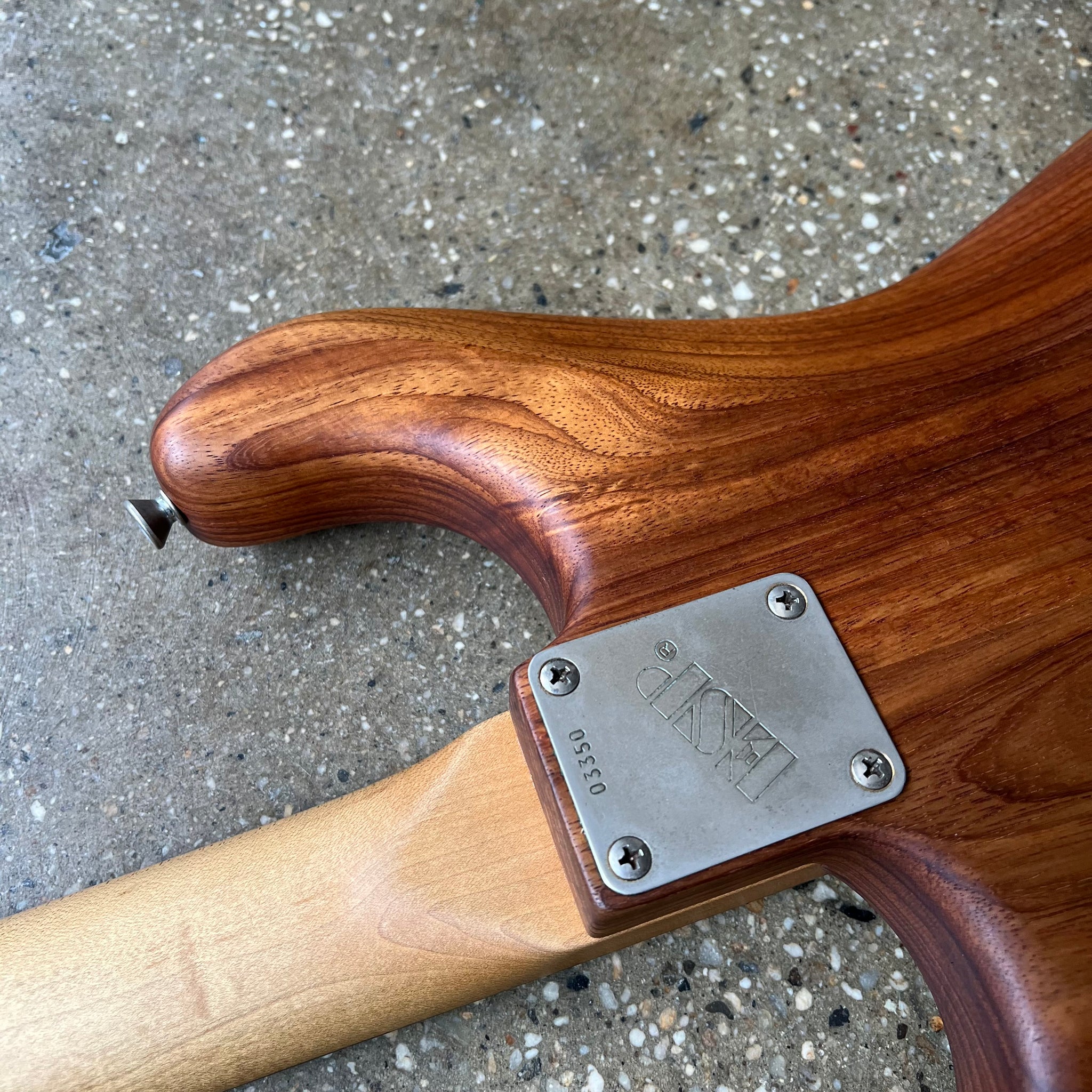 ESP Strat Style Custom Koa Electric Guitar ca. 1990 - Natural | Tone Wolf