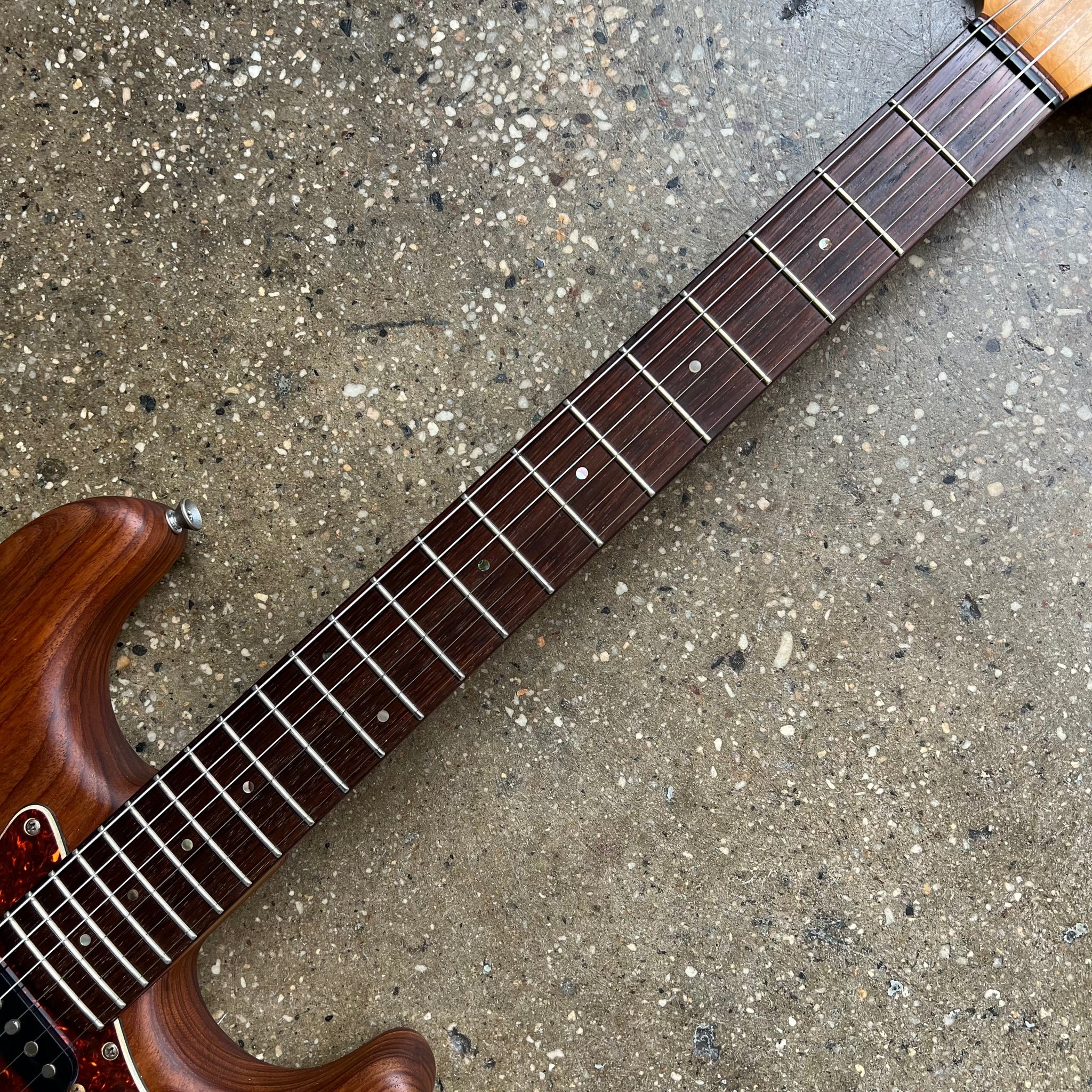 ESP Strat Style Custom Koa Electric Guitar ca. 1990 - Natural | Tone Wolf