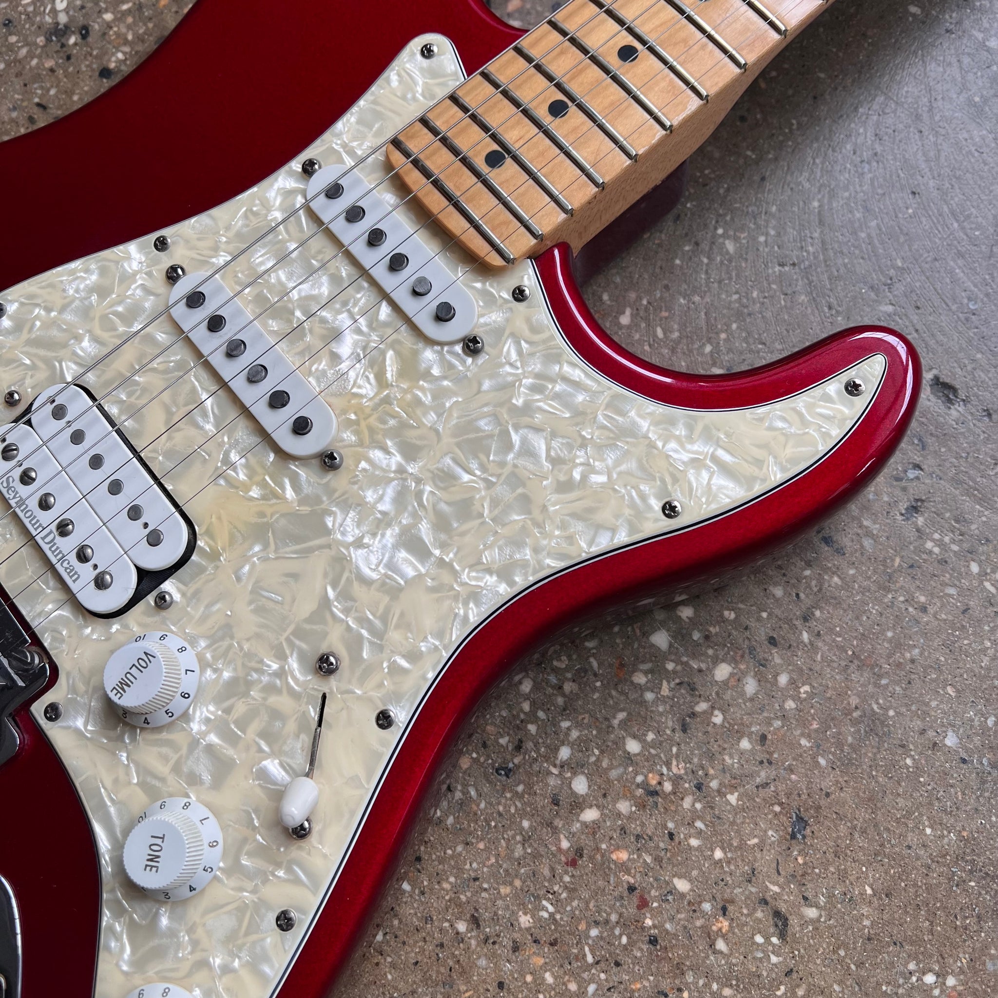 Fender American Lone Star Stratocaster HSS Maple Fretboard 1996 - Cand ...