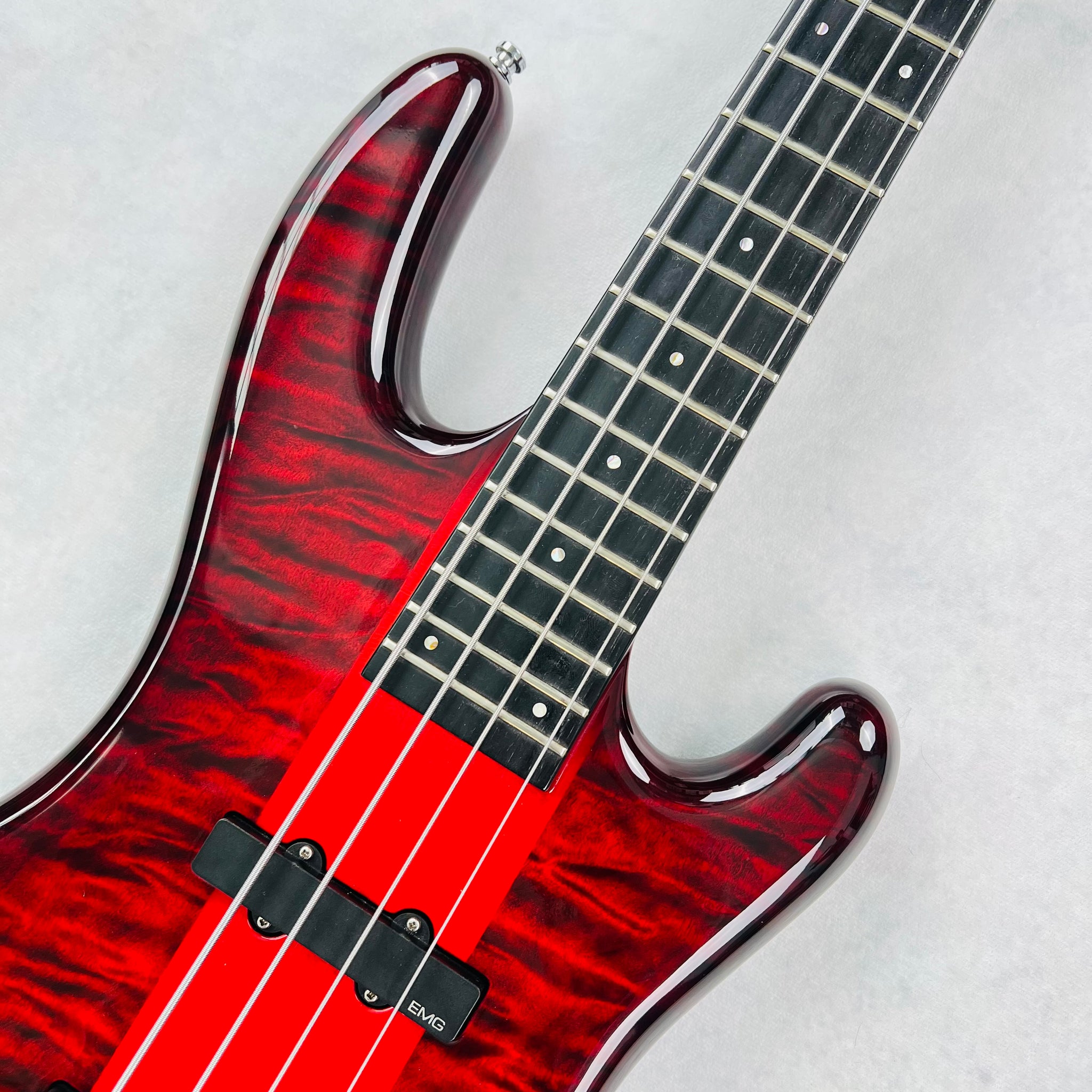 ESP SSN NJJ-I Siam Shade Natin Signature Bass 2002 - Transparent Red ...