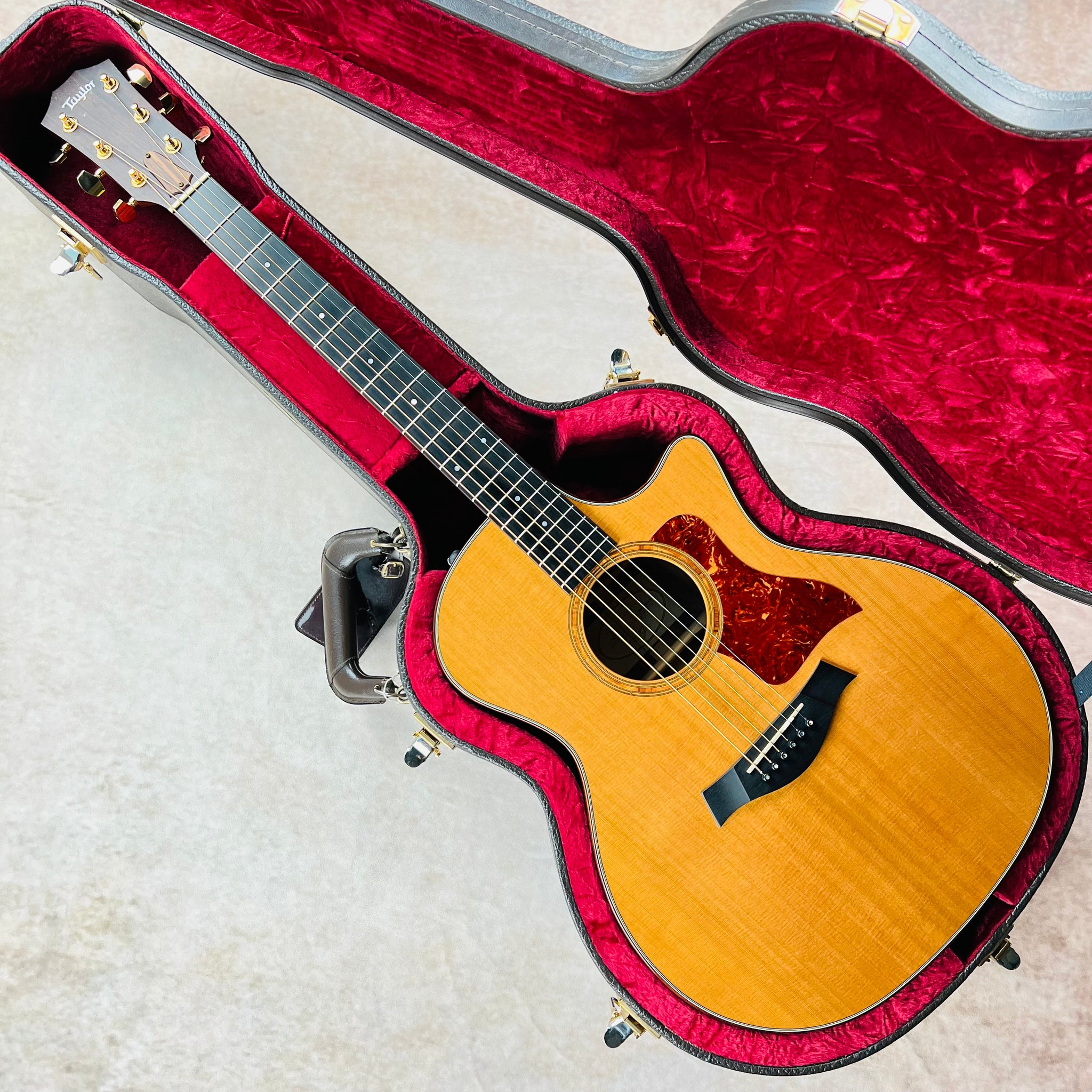 Taylor 714ce Cedar Top Grand Auditorium Acoustic-Electric 2006 - Natur ...