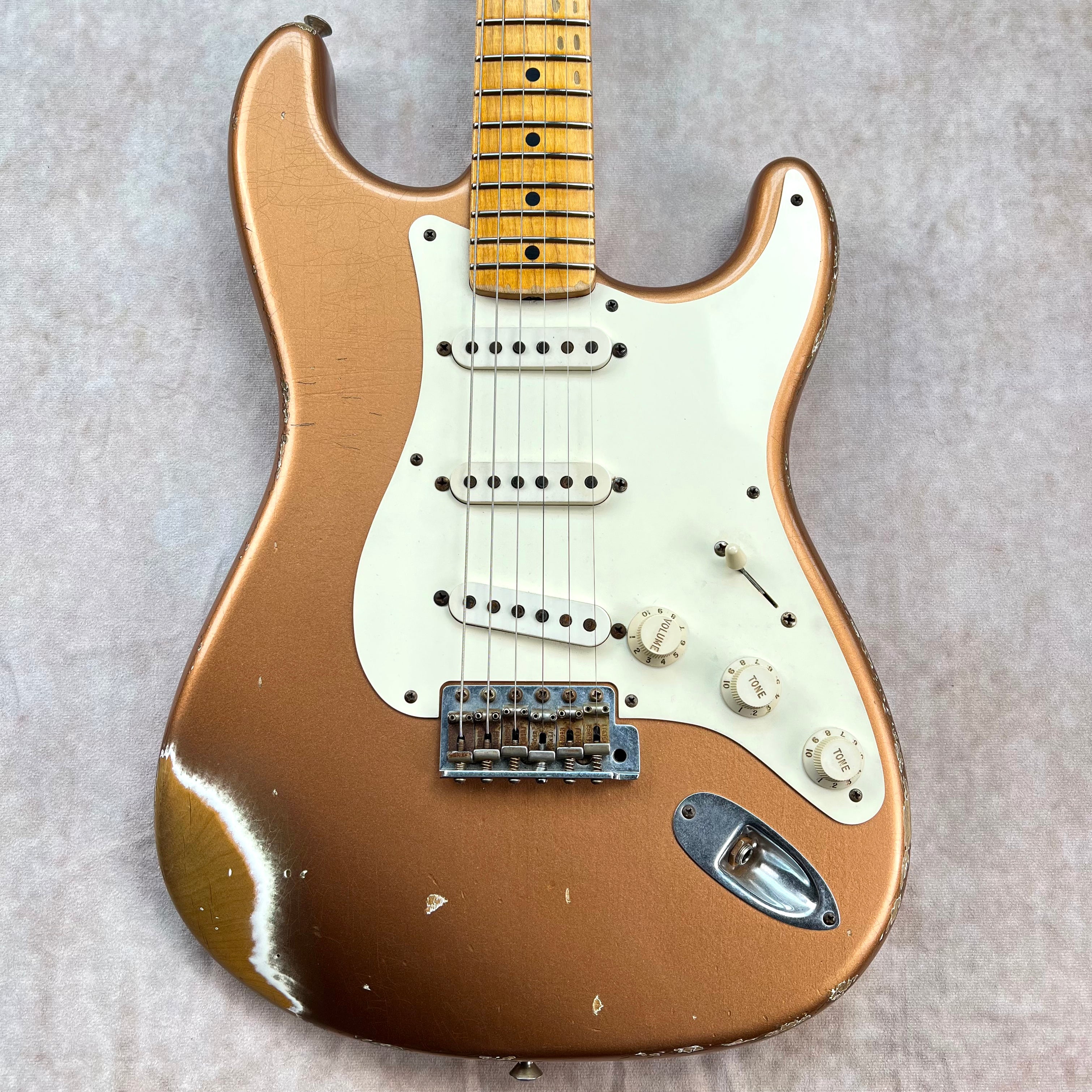 Fender Custom Shop 1956 Stratocaster Relic 2008 - Copper Metallic ...