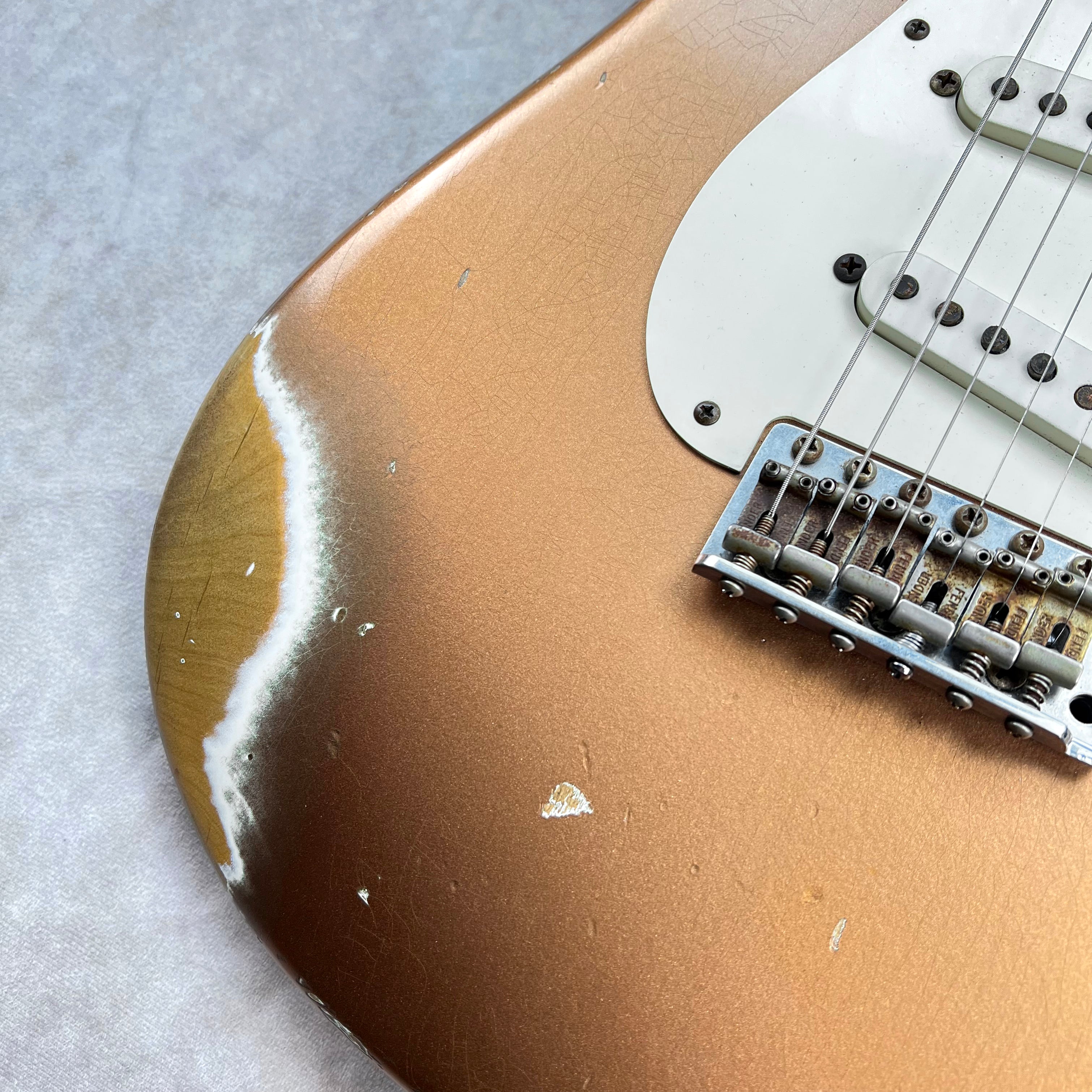 Fender Custom Shop 1956 Stratocaster Relic 2008 - Copper Metallic ...
