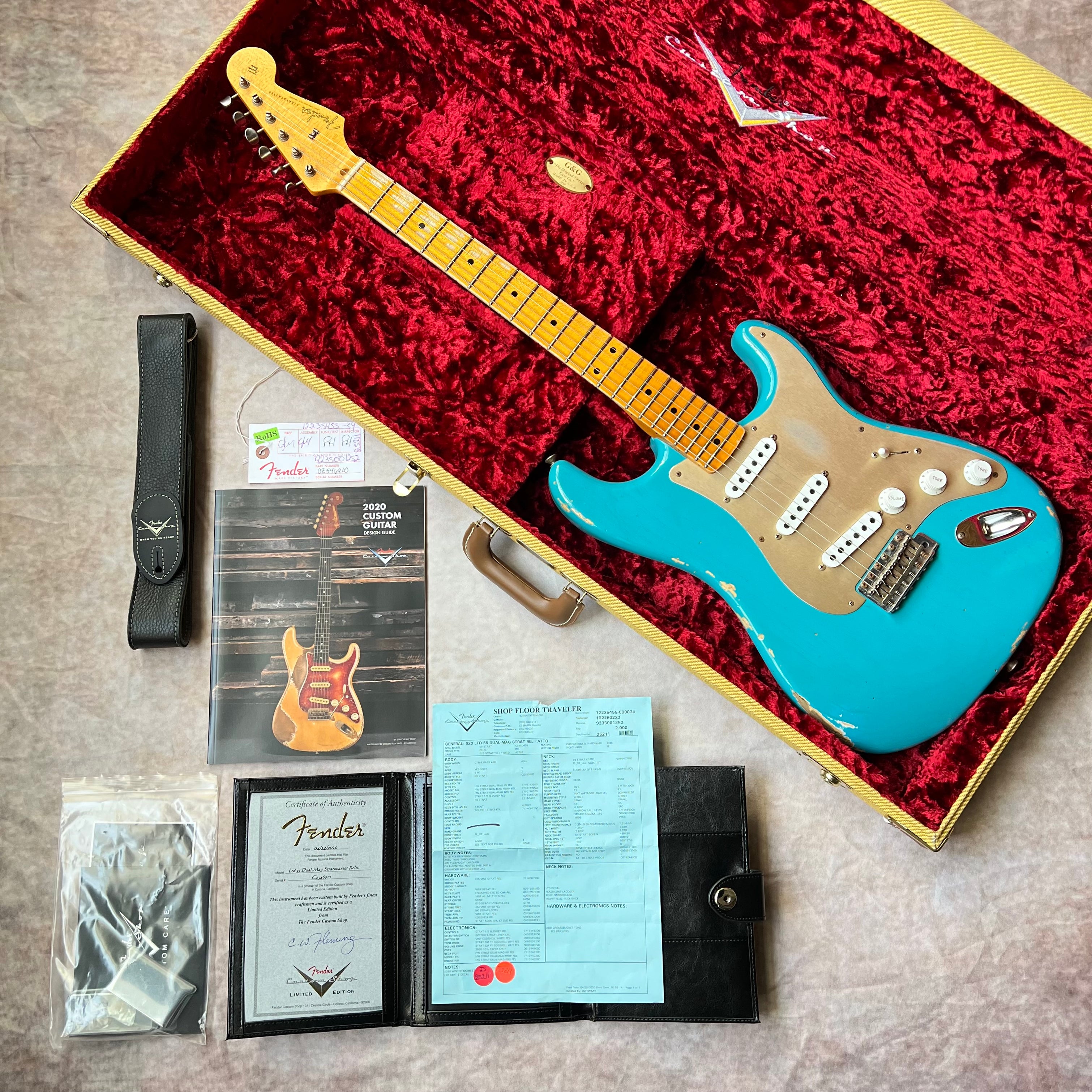 Fender Custom Shop Ltd '55 Dual-Mag Stratocaster Relic 2020 - Aged Tao ...