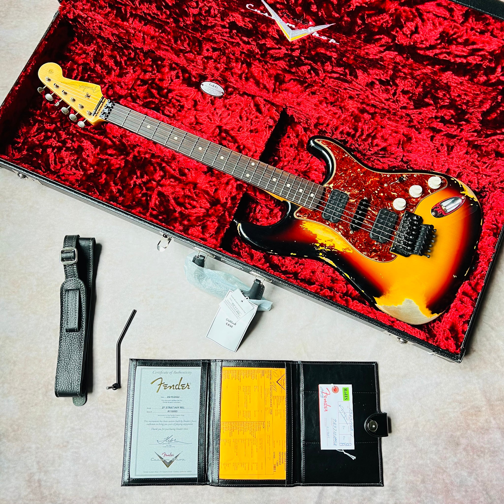 Fender Custom Shop 1960 Stratocaster HSH Floyd Rose Heavy Relic 2022 ...