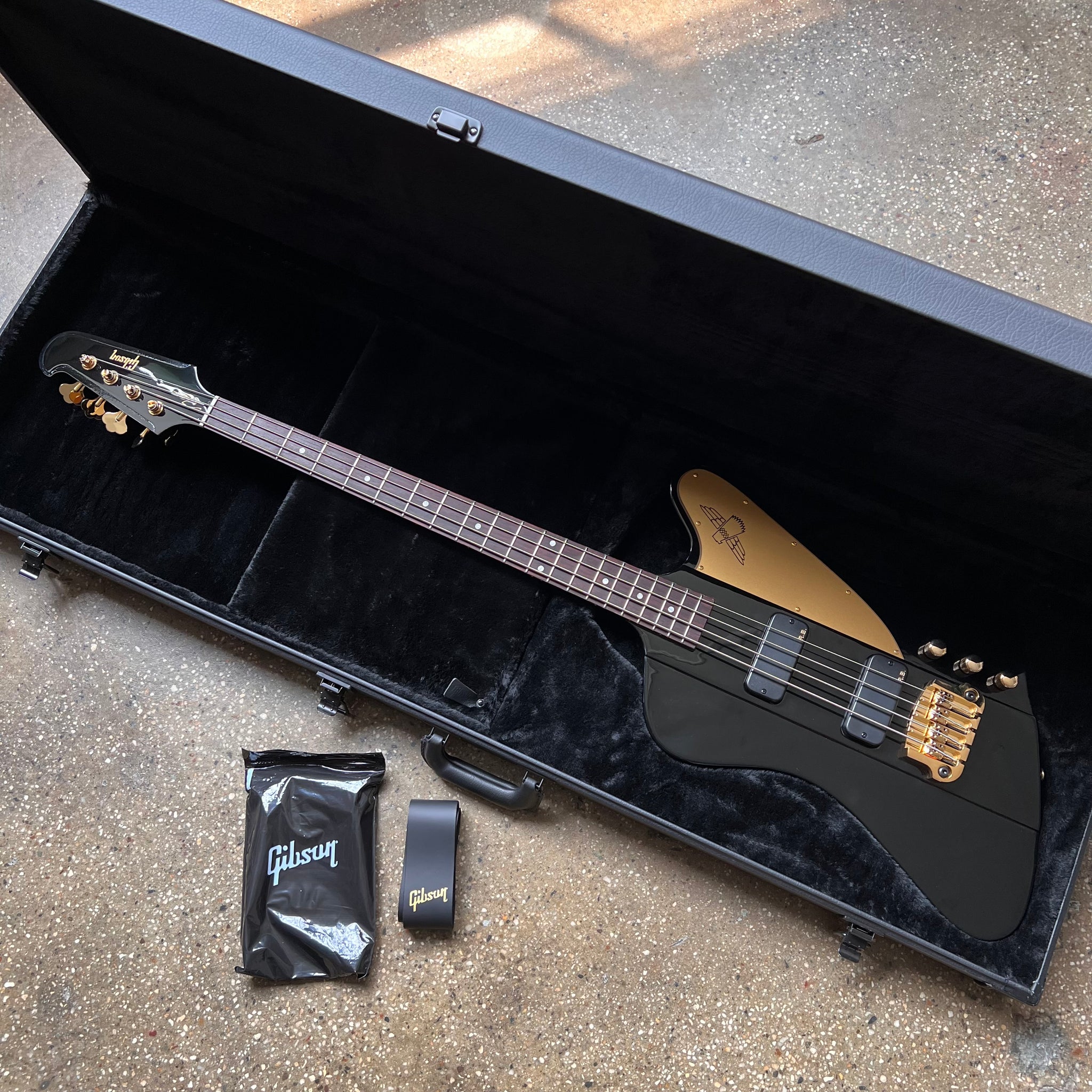 Gibson Rex Brown Signature Thunderbird 2022 - Ebony | Tone Wolf