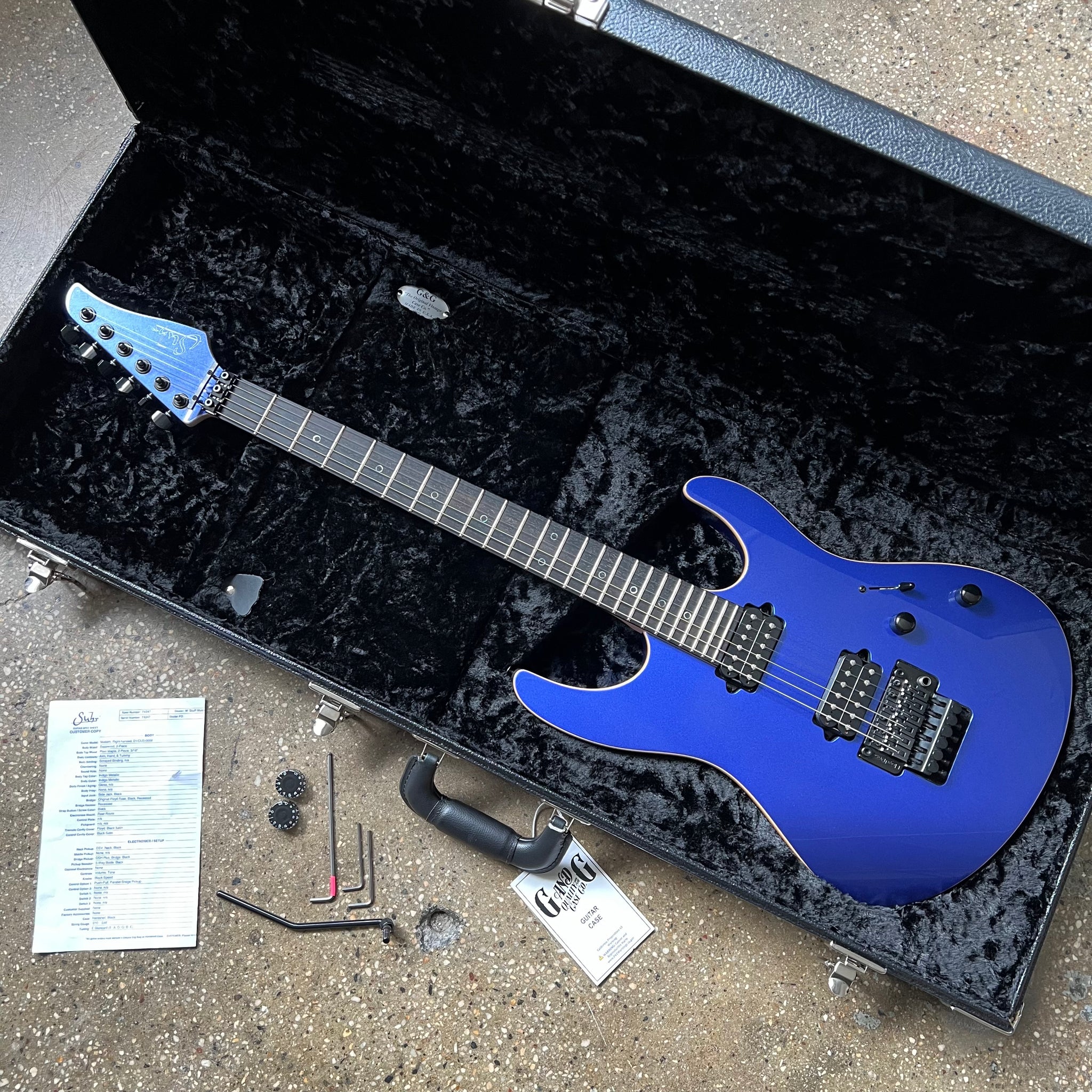 Suhr Modern 2022 - Indigo Metallic | Tone Wolf