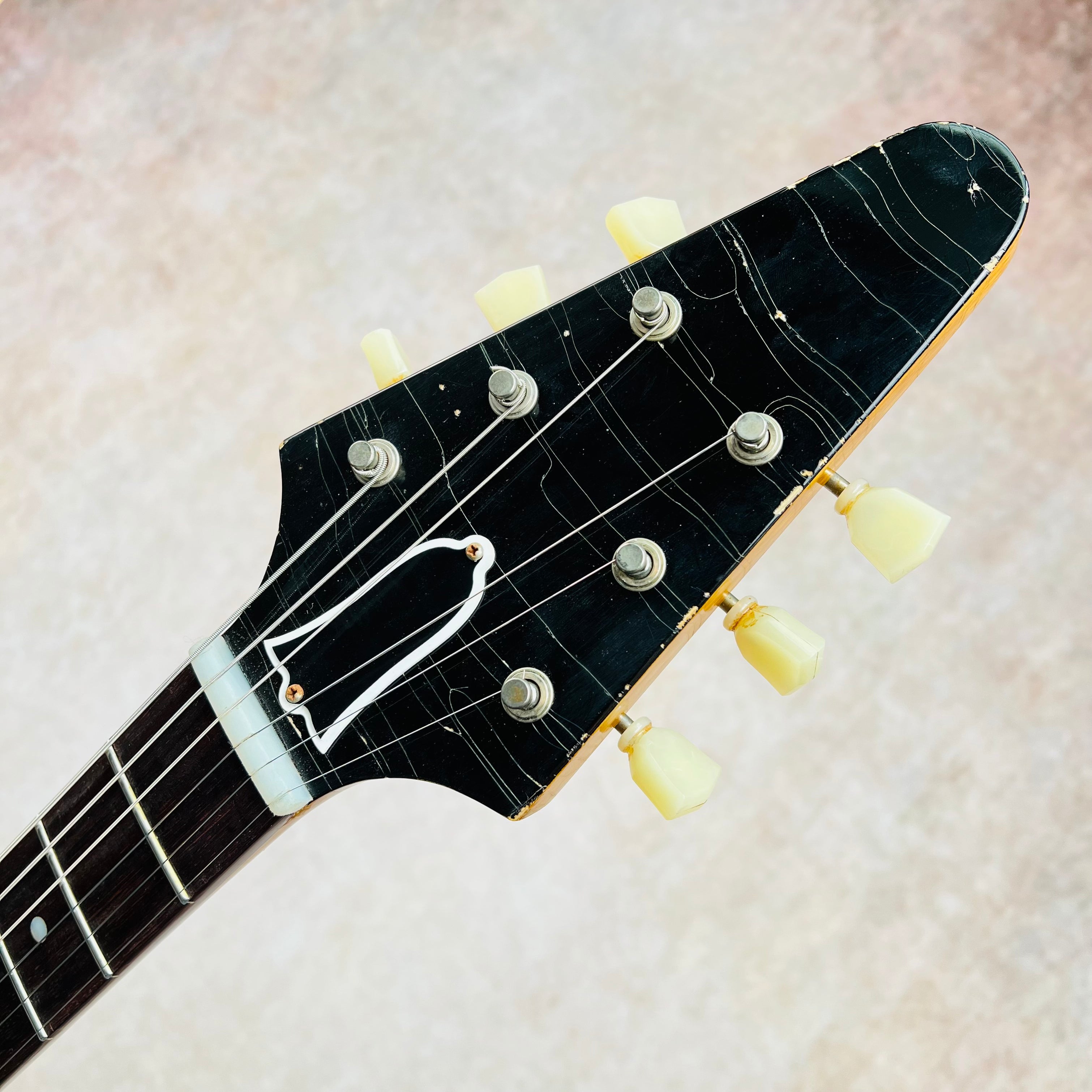 Custom Built '58 Korina Flying V Replica Heavy Aged 2023 - Antique Nat ...