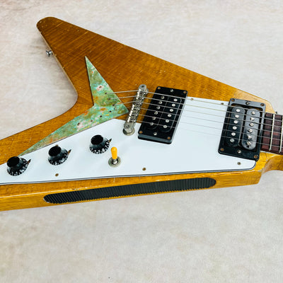 Custom Built '58 Korina Flying V Replica Heavy Aged 2023 - Antique Nat ...