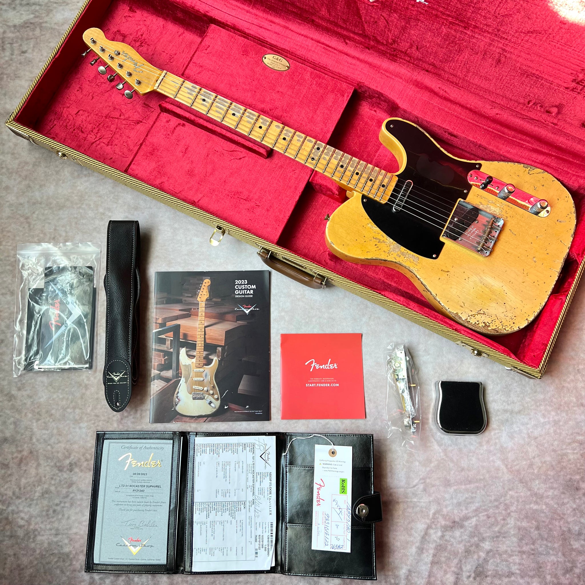 Fender Custom Shop '51 Nocaster Super Heavy Relic Limited Edition 2023 ...
