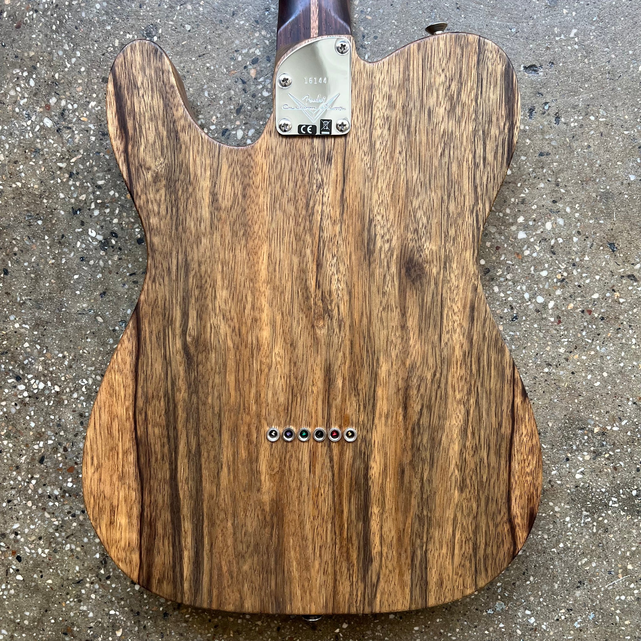 Fender Custom Shop Postmodern Telecaster Black Korina w/ Rosewood Neck ...