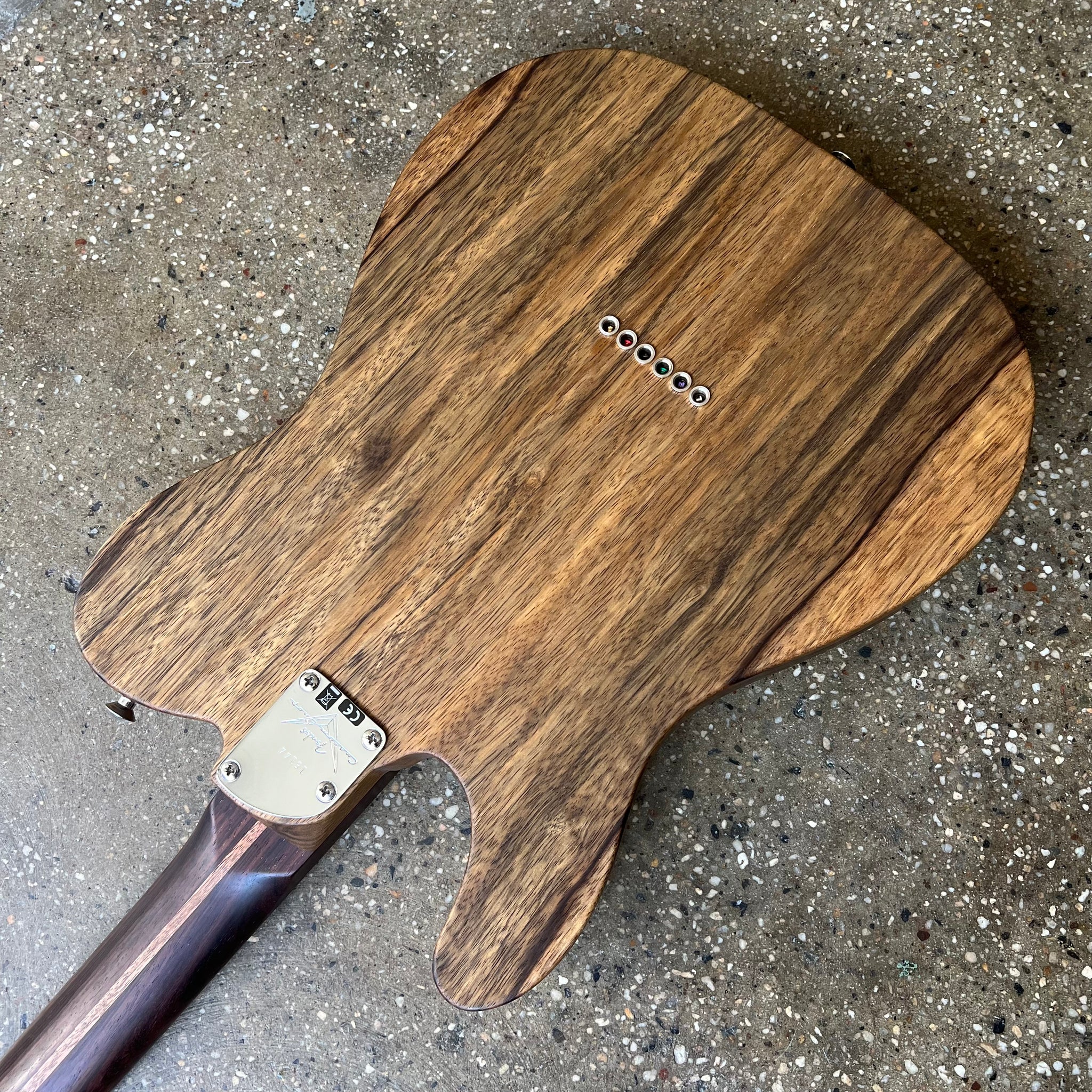 Fender Custom Shop Postmodern Telecaster Black Korina w/ Rosewood Neck ...