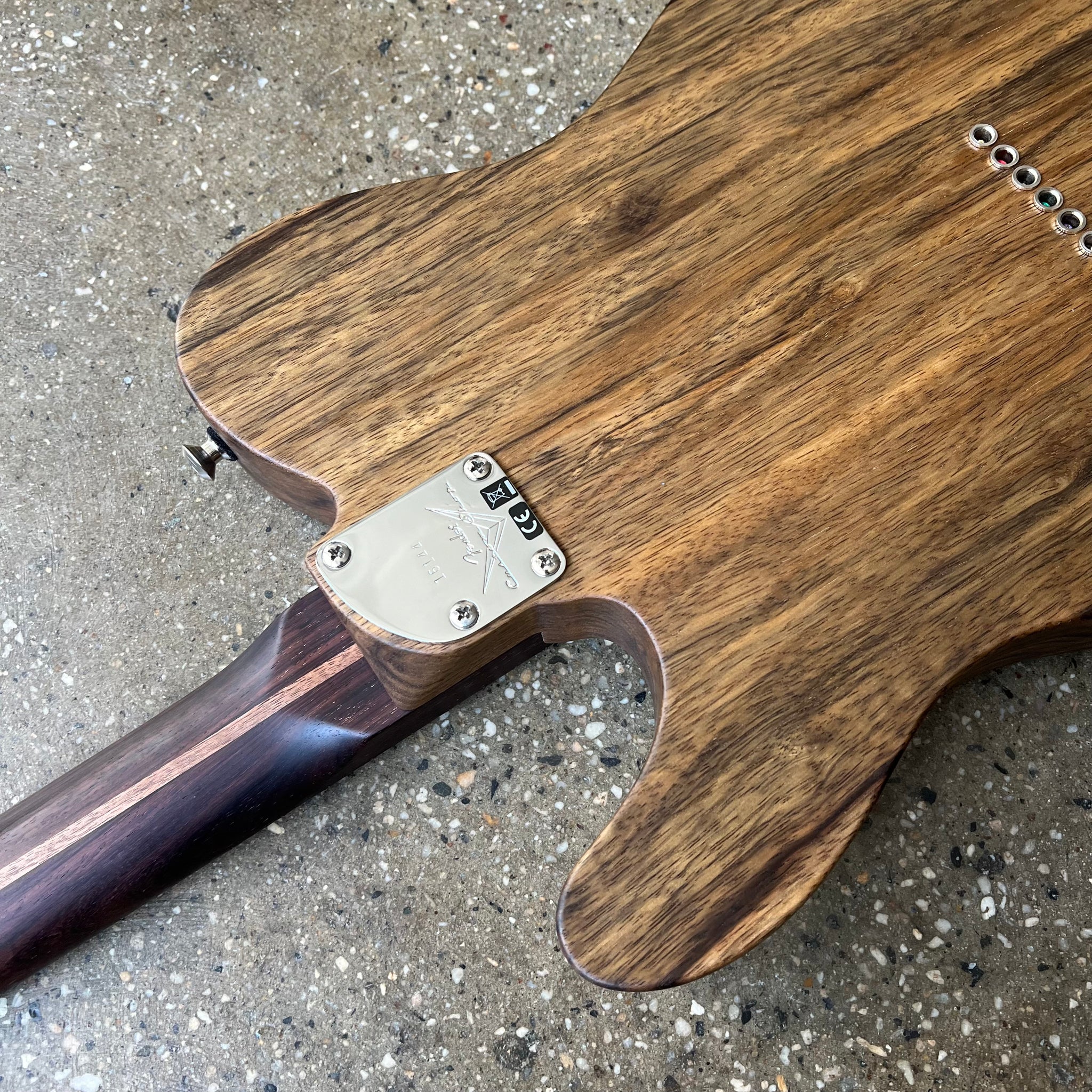 Fender Custom Shop Postmodern Telecaster Black Korina w/ Rosewood Neck ...