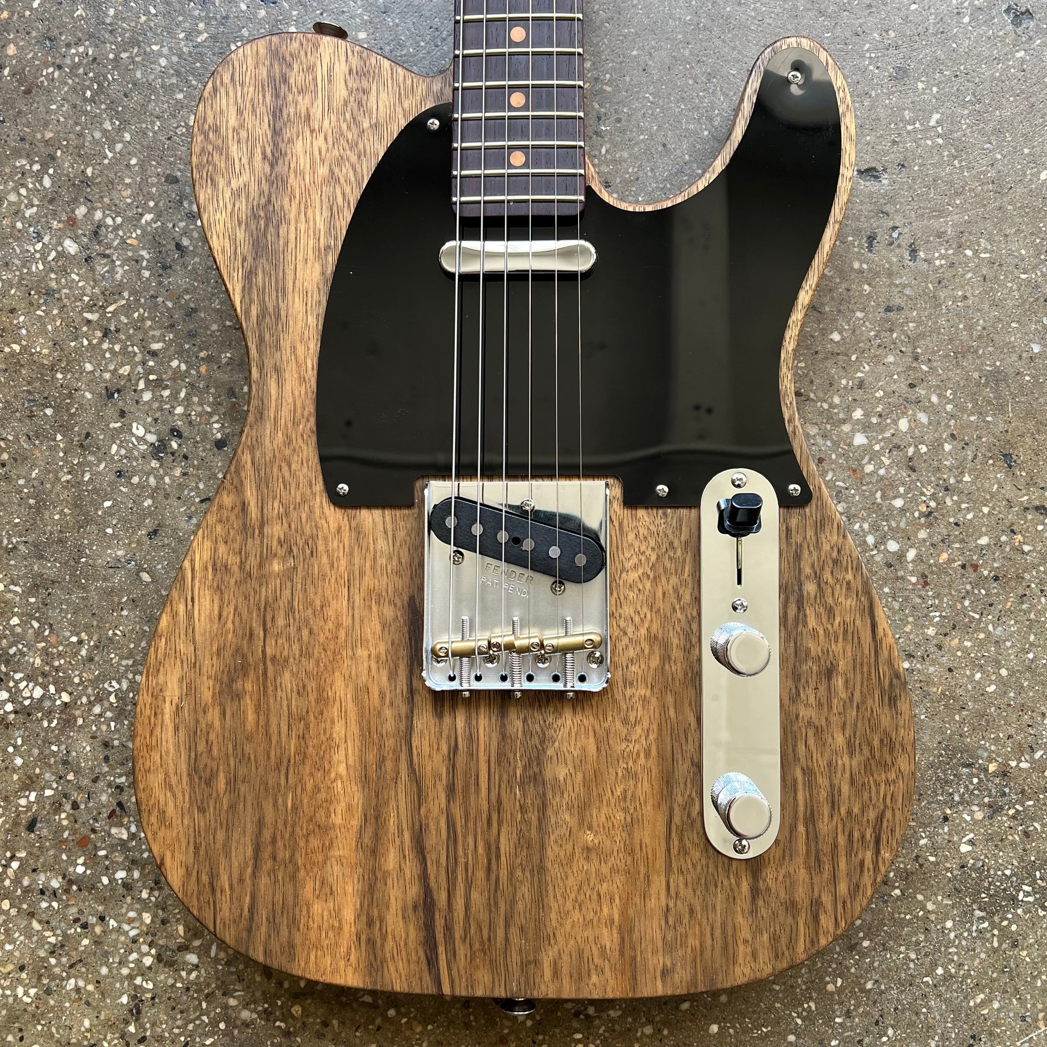 Fender Custom Shop Postmodern Telecaster Black Korina w/ Rosewood Neck ...