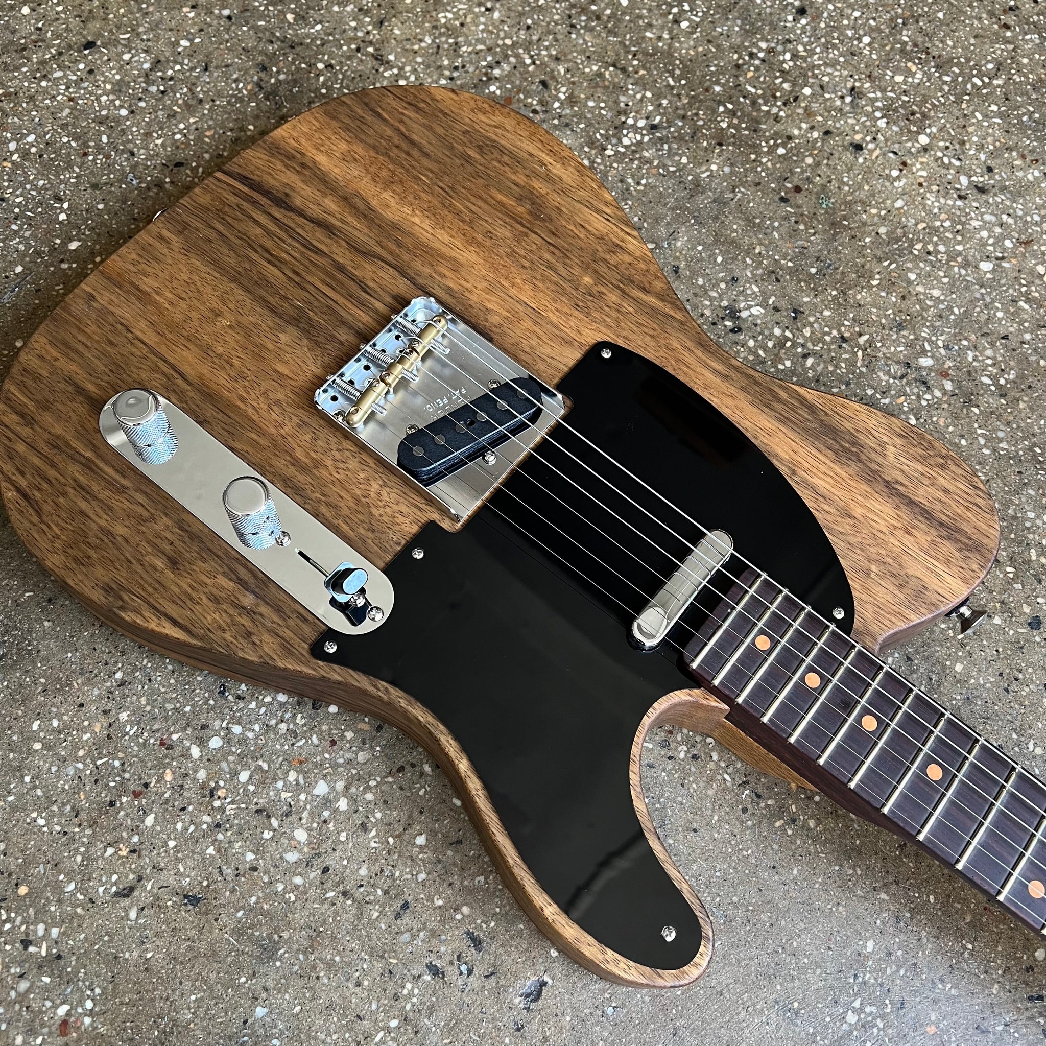 Fender Custom Shop Postmodern Telecaster Black Korina w/ Rosewood Neck ...