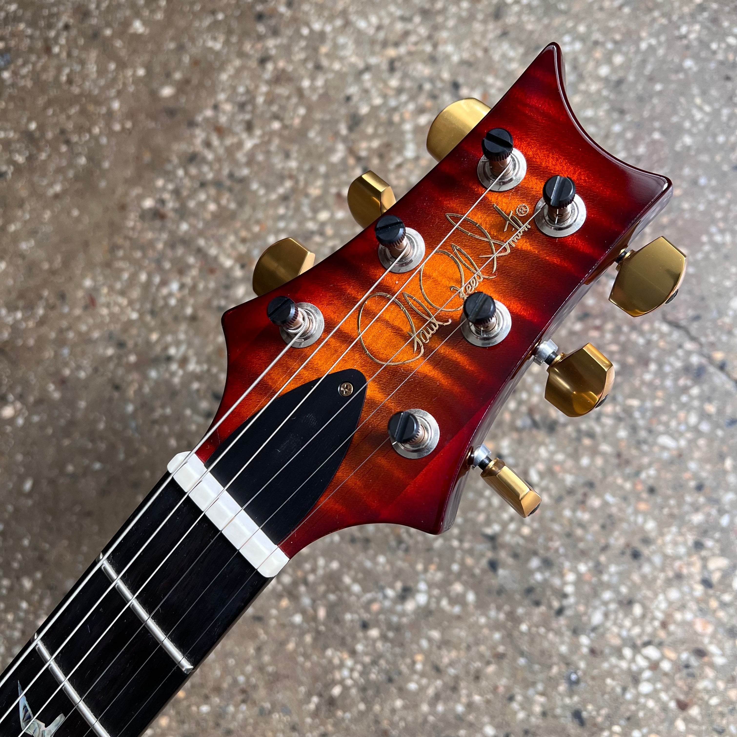 PRS DGT Wood Library 10-Top Flame Maple Neck 2023 - Dark Cherry Burst ...