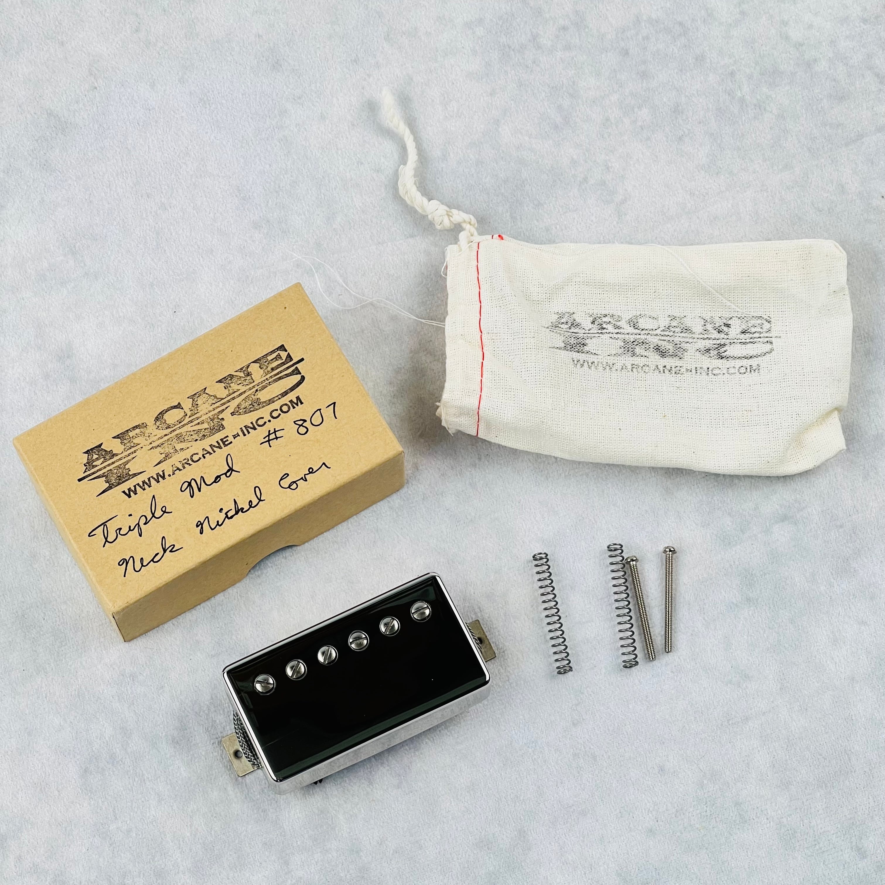 Arcane Triple Mod Neck Humbucker Pickup - Nickel | Tone Wolf