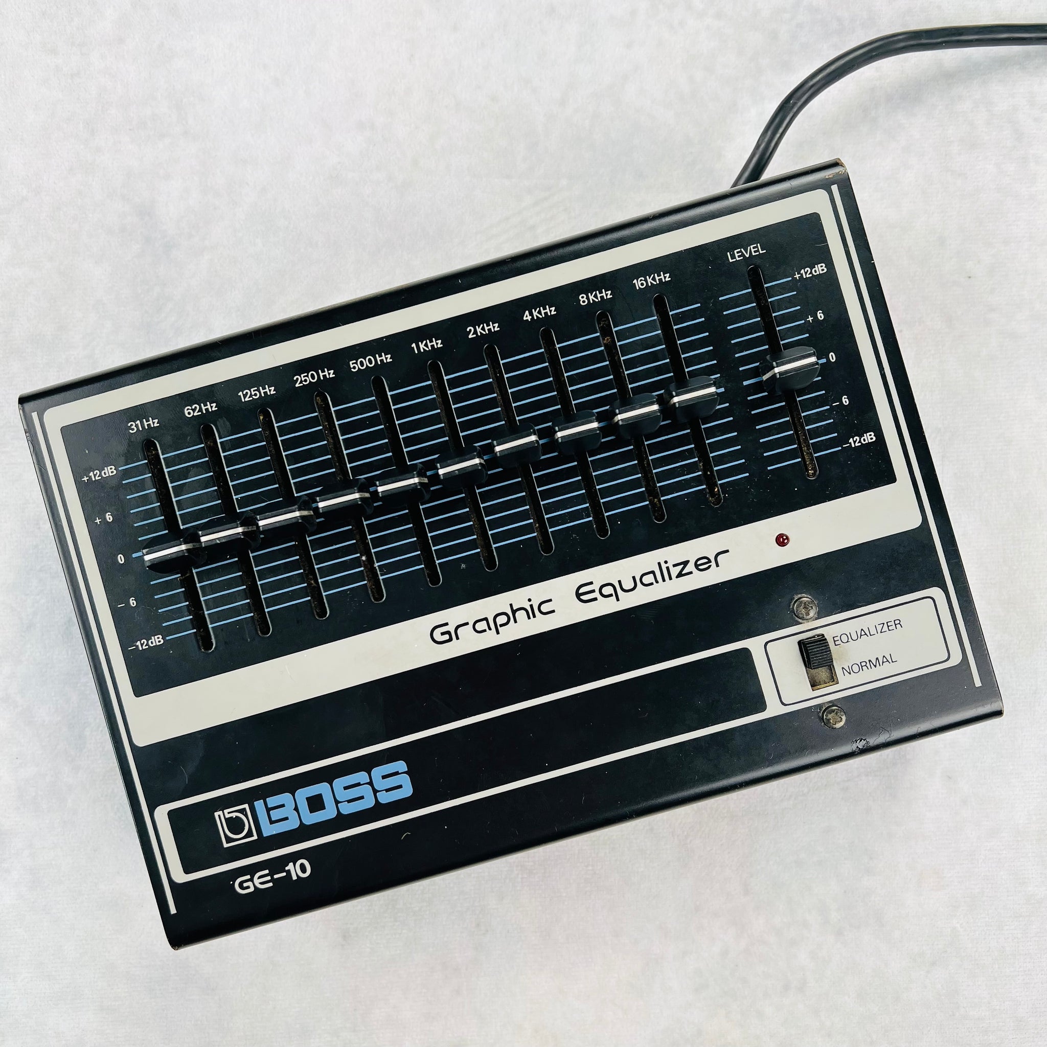 Boss GE-10 Graphic Equalizer EQ 1970s - Black | Tone Wolf