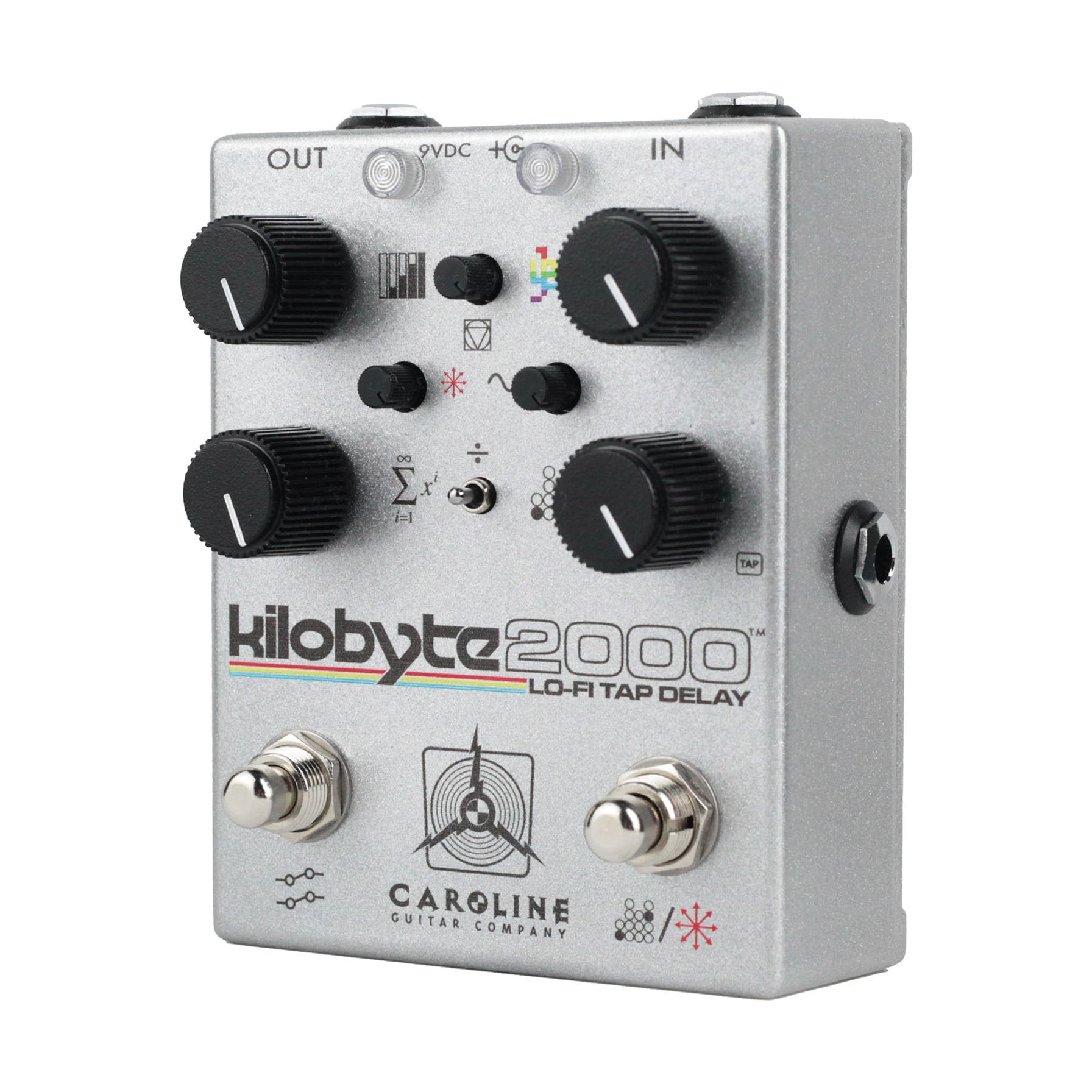 Caroline Guitar Company Kilobyte 2000 Lo-Fi Delay Pedal - Gray | Tone Wolf
