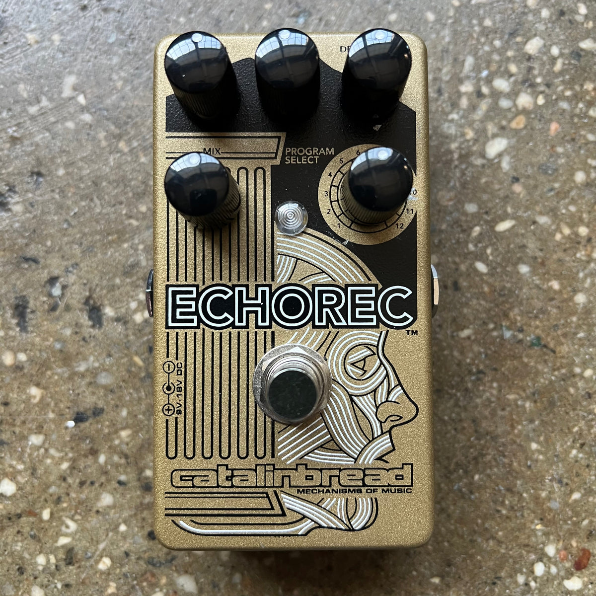 Catalinbread Echorec Delay Effects Pedal - Yellow | Tone Wolf
