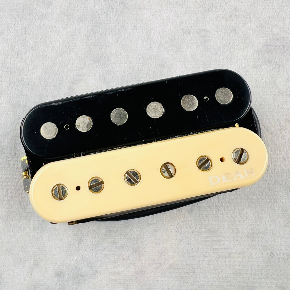 Dean Logo Humbucker Pickup 53mm Bridge - Zebra | Tone Wolf