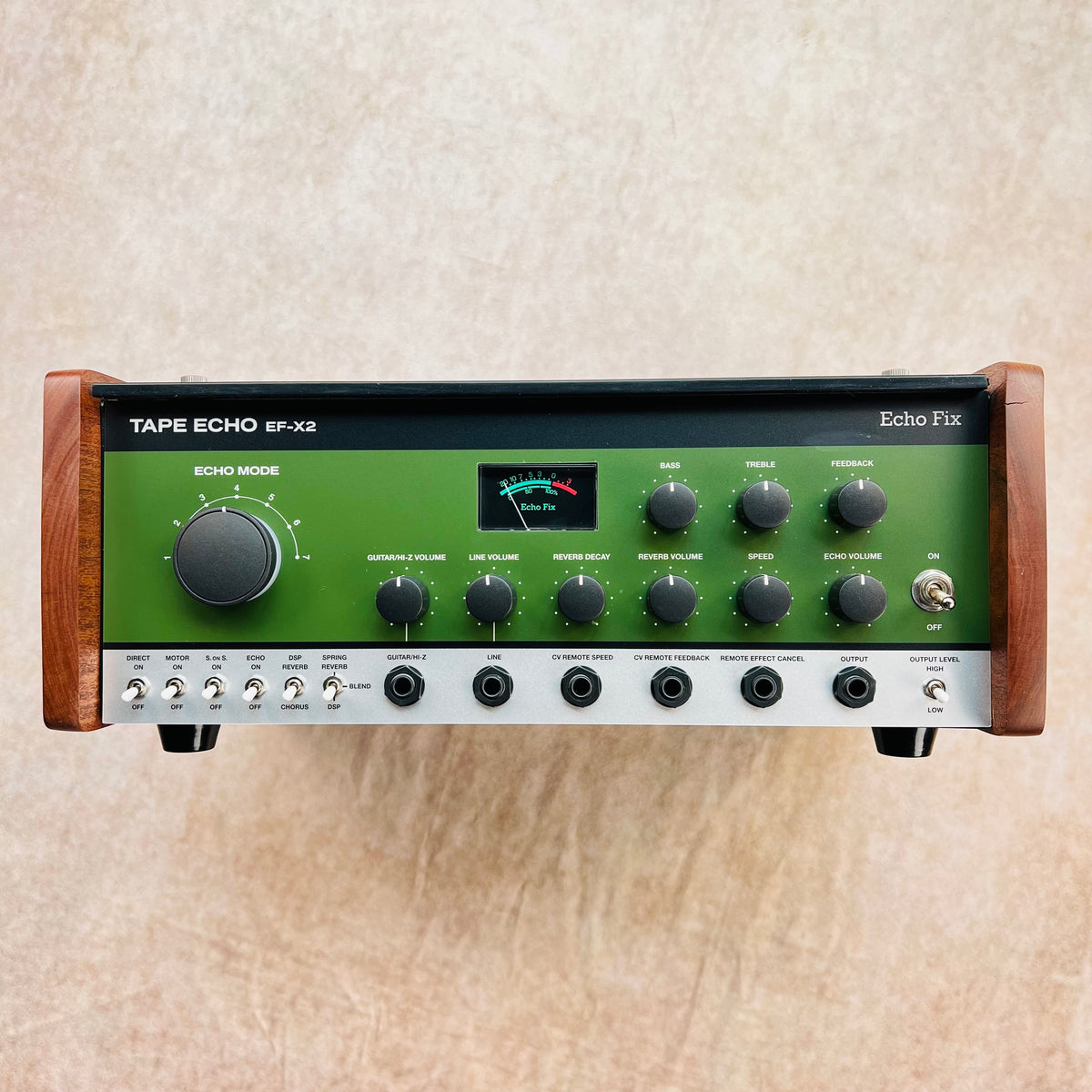 Echo Fix EF-X2 Desktop Tape Echo with Reverb 2024 - Green Panel | Tone Wolf