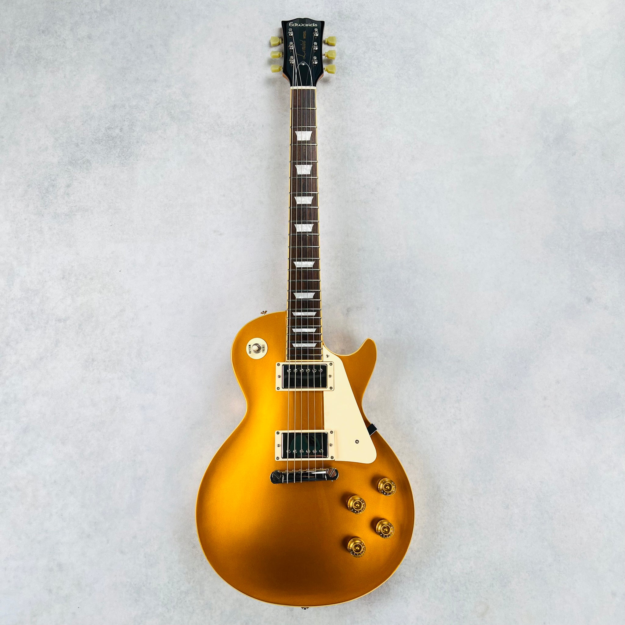 Edwards E-LP-STD LTD Limited Model 2023 - All Gold | Tone Wolf