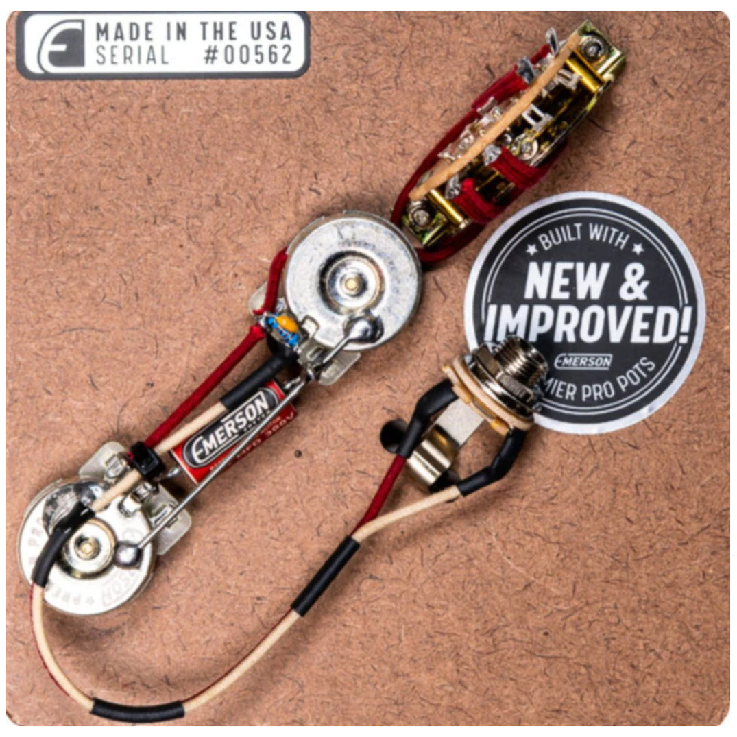 Emerson Custom Telecaster 3-Way Prewired Kit 250k | Tone Wolf