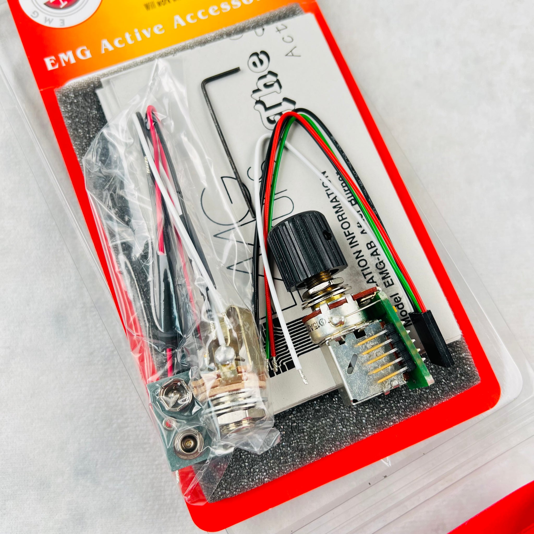 EMG AB Afterburner 20dB Gain Boost Potentiometer - Black | Tone Wolf