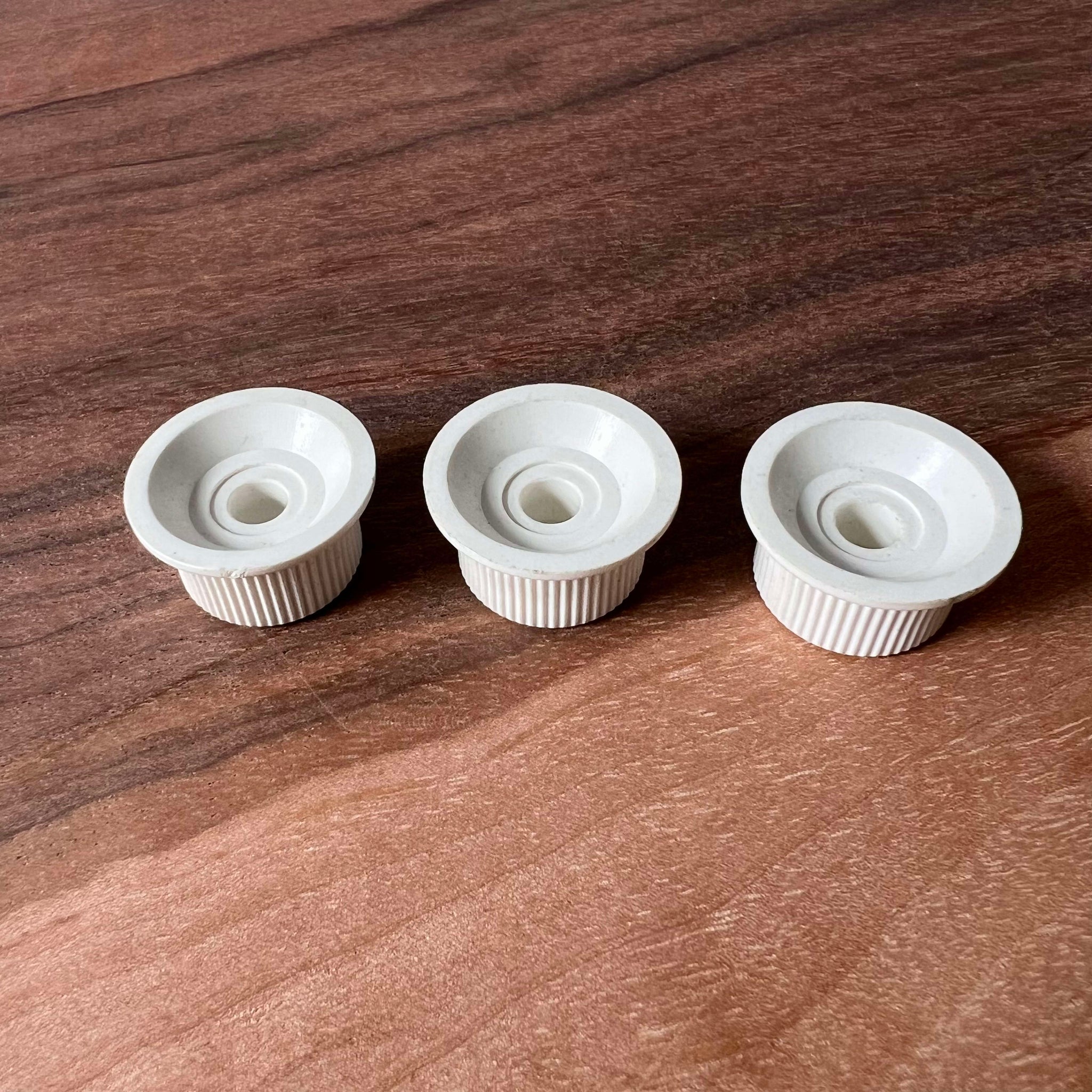 Fender Custom Shop 1954 Stratocaster Knob Set 2020 - White | Tone Wolf