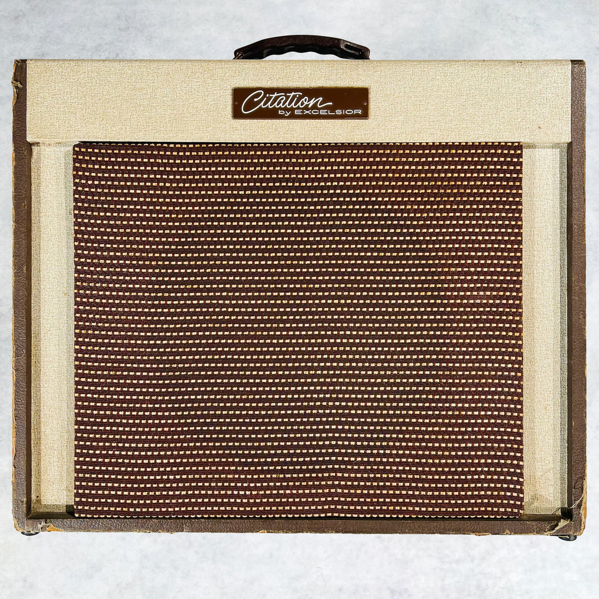 Excelsior Citation Model C-15 1x12" Combo Amplifier 1962 - Brown | Tone ...