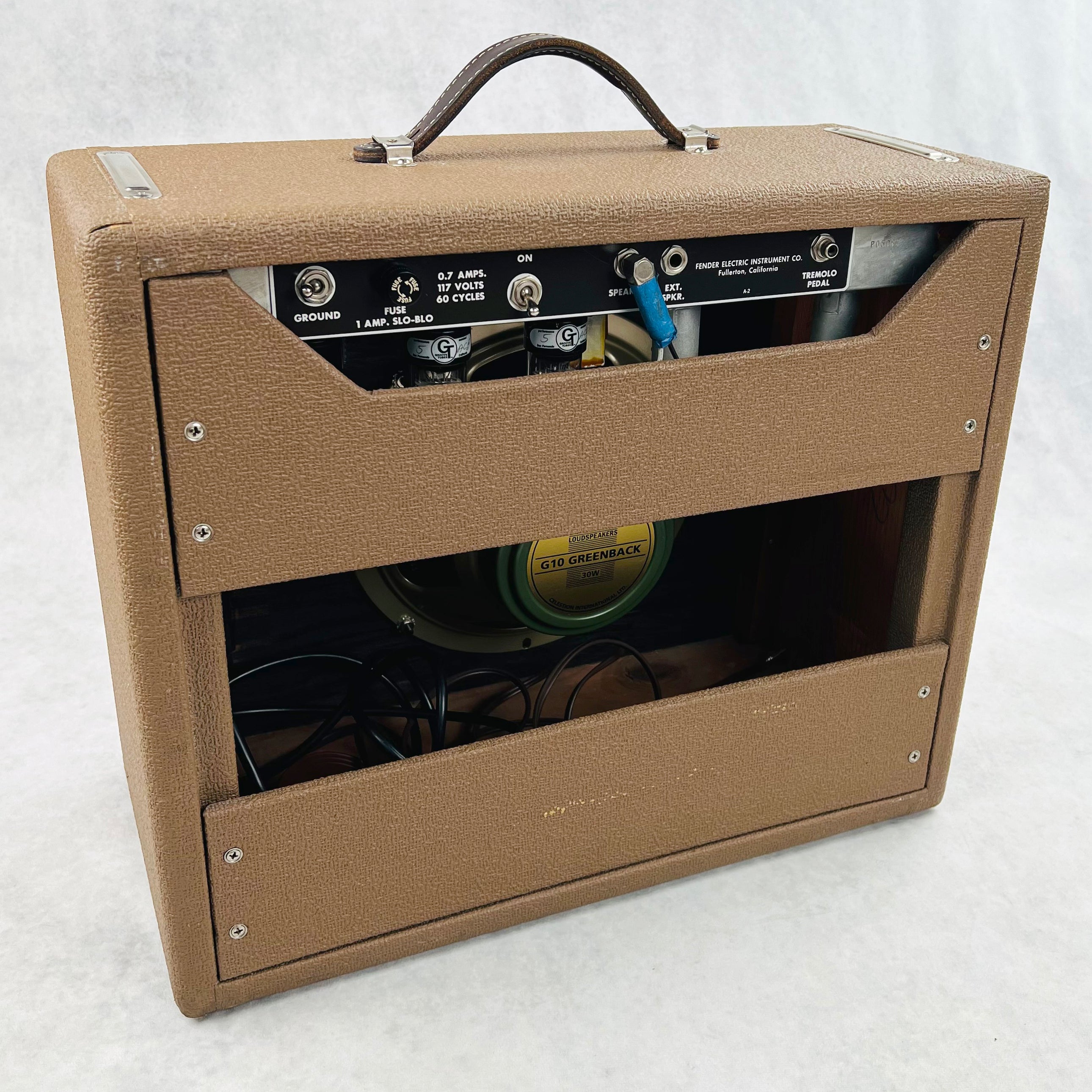 Fender Princeton Model 6G2 Tube Amplifier 1963 - Brown | Tone Wolf