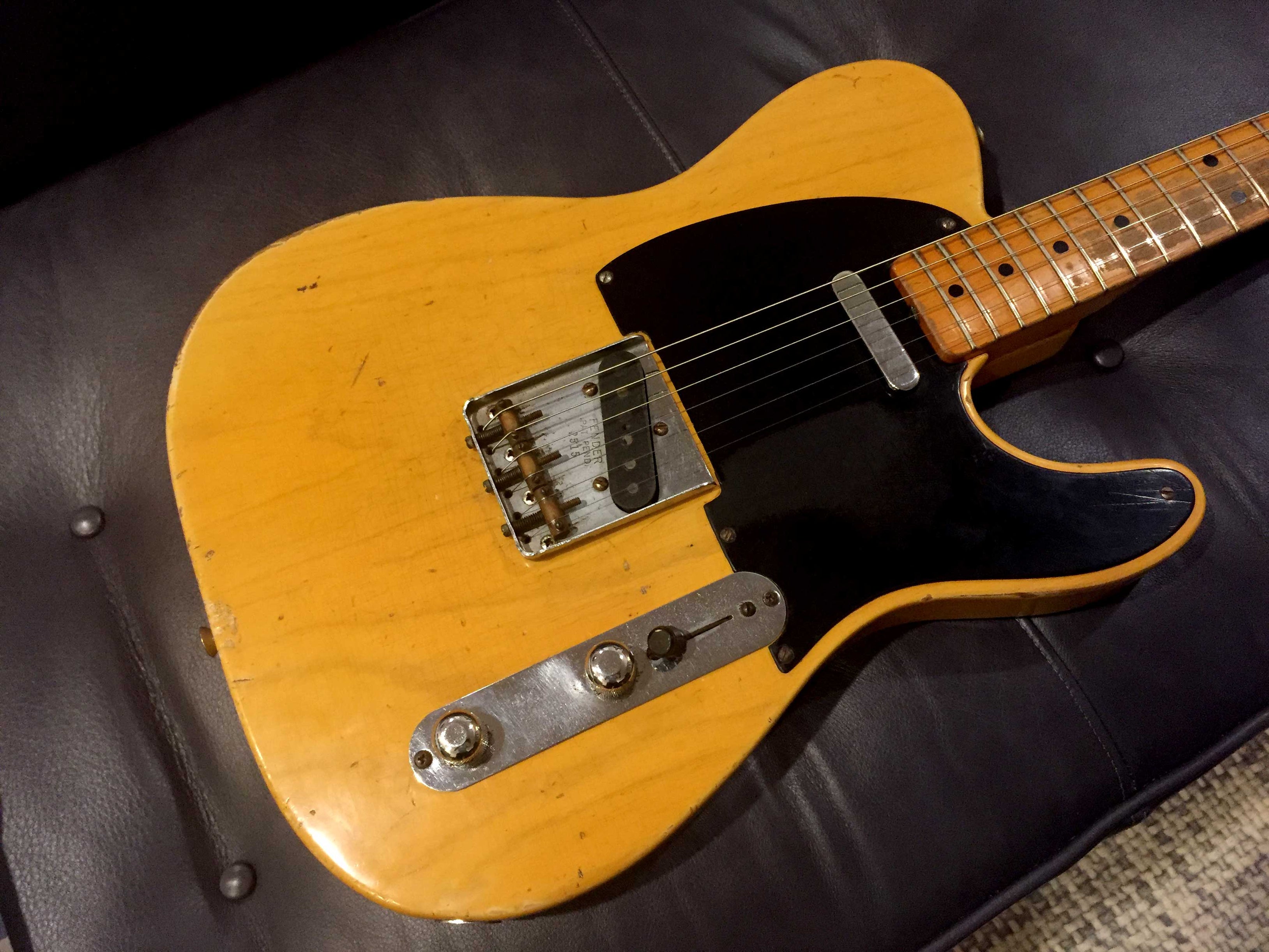 Fender Telecaster 1952 Butterscotch Blonde Blackguard | Tone Wolf
