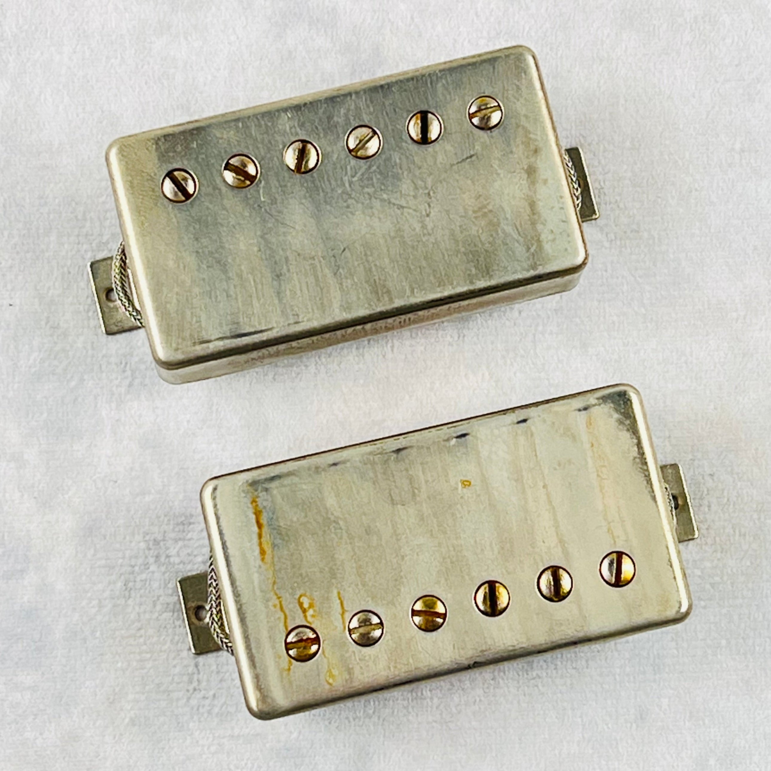Gibson Custom Shop Custombucker Humbucker Pickup Set VOS - Nickel ...