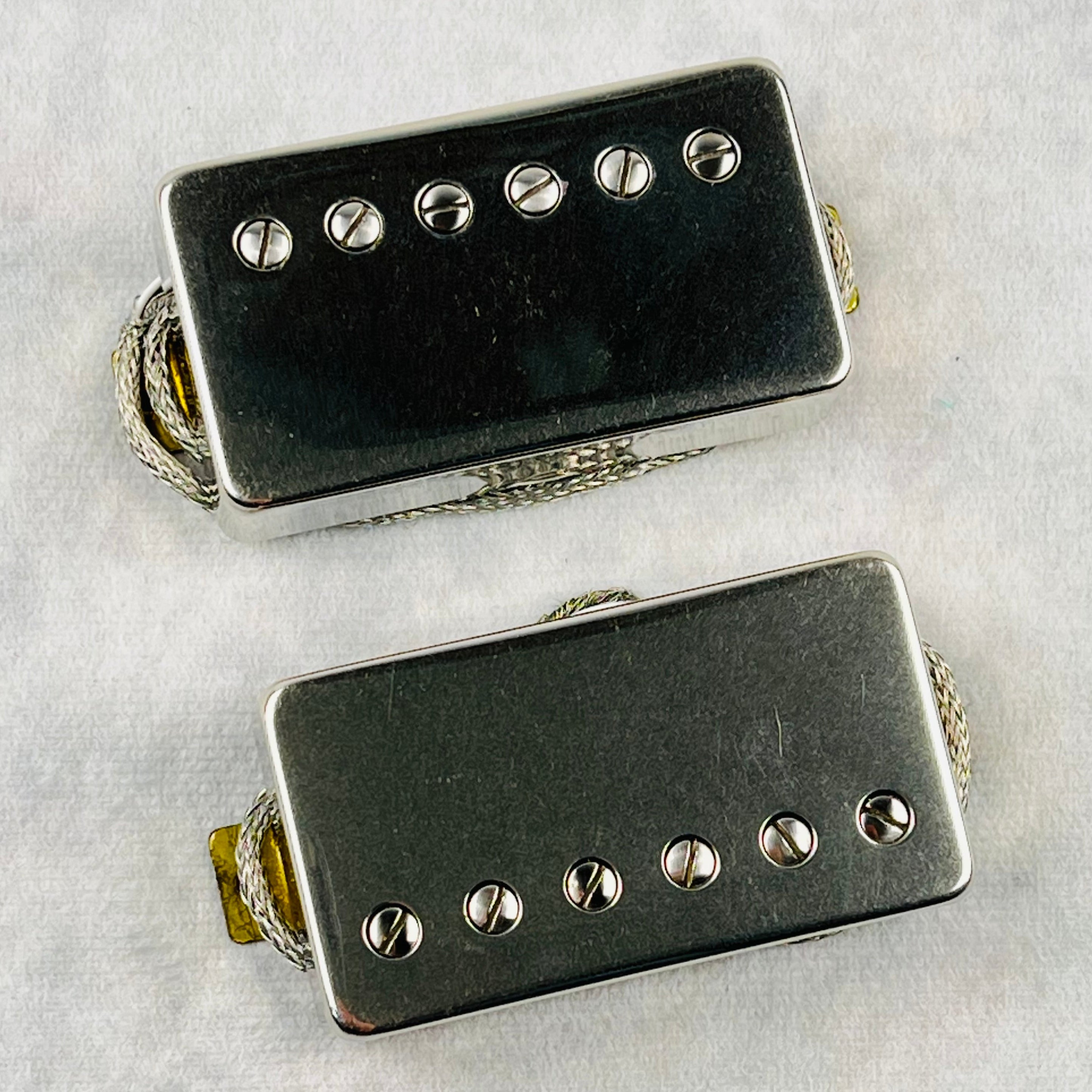 Harmonic Design Vintage Plus Humbucker Pickup Set 53mm - Aged Nickel | Tone Wolf