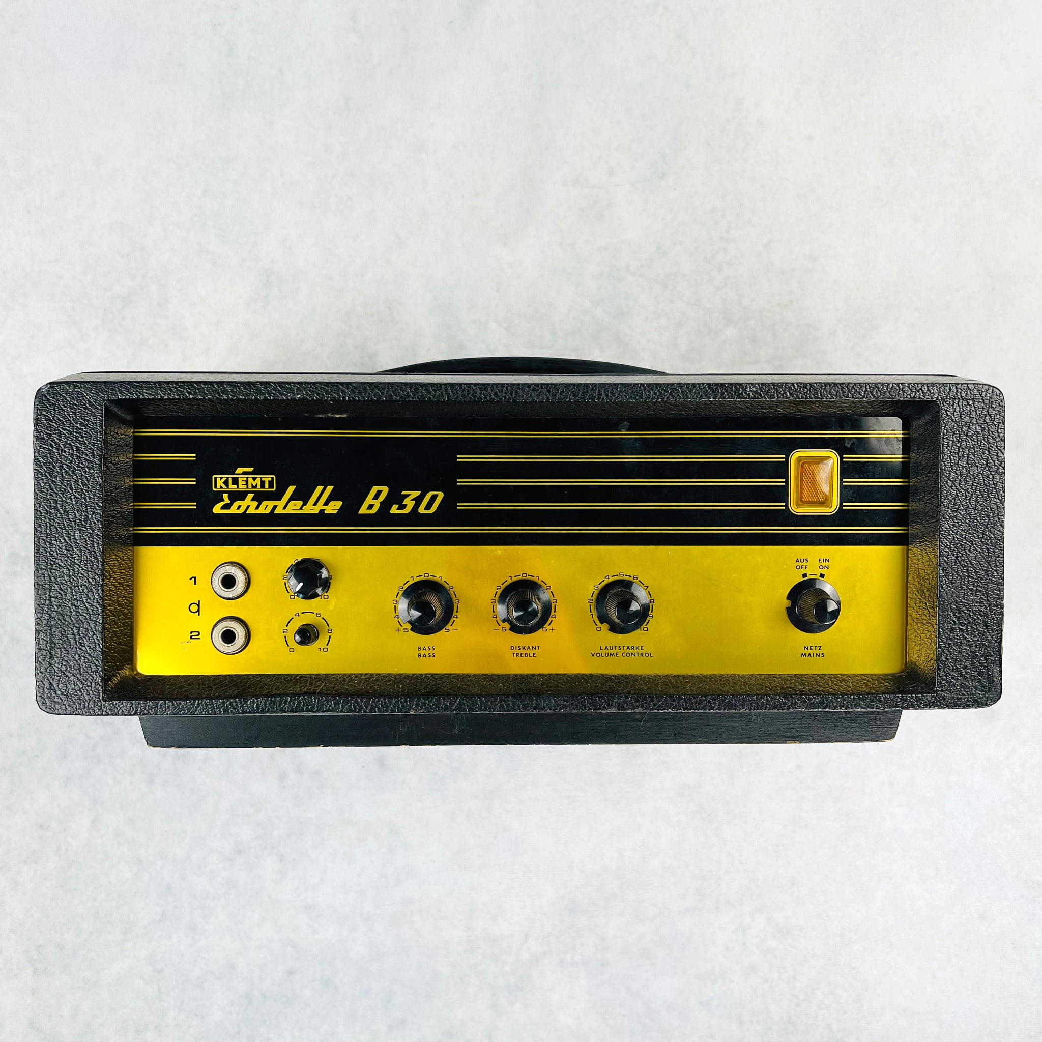 Klemt Echolette B-30 30w Amplifier Head 1963 - Black | Tone Wolf