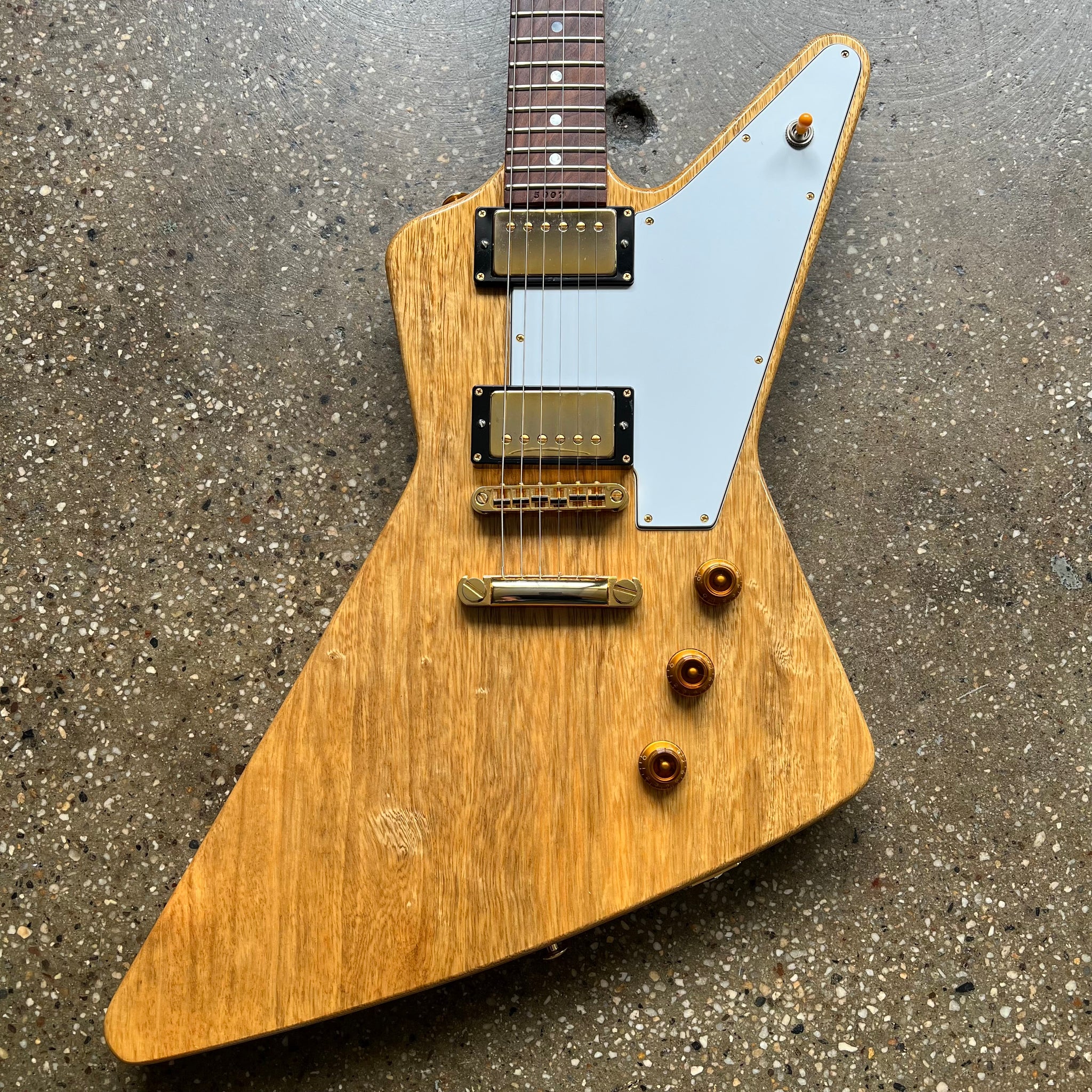 Kurt Wilson Korina Explorer Electric Guitar - Natural | Tone Wolf
