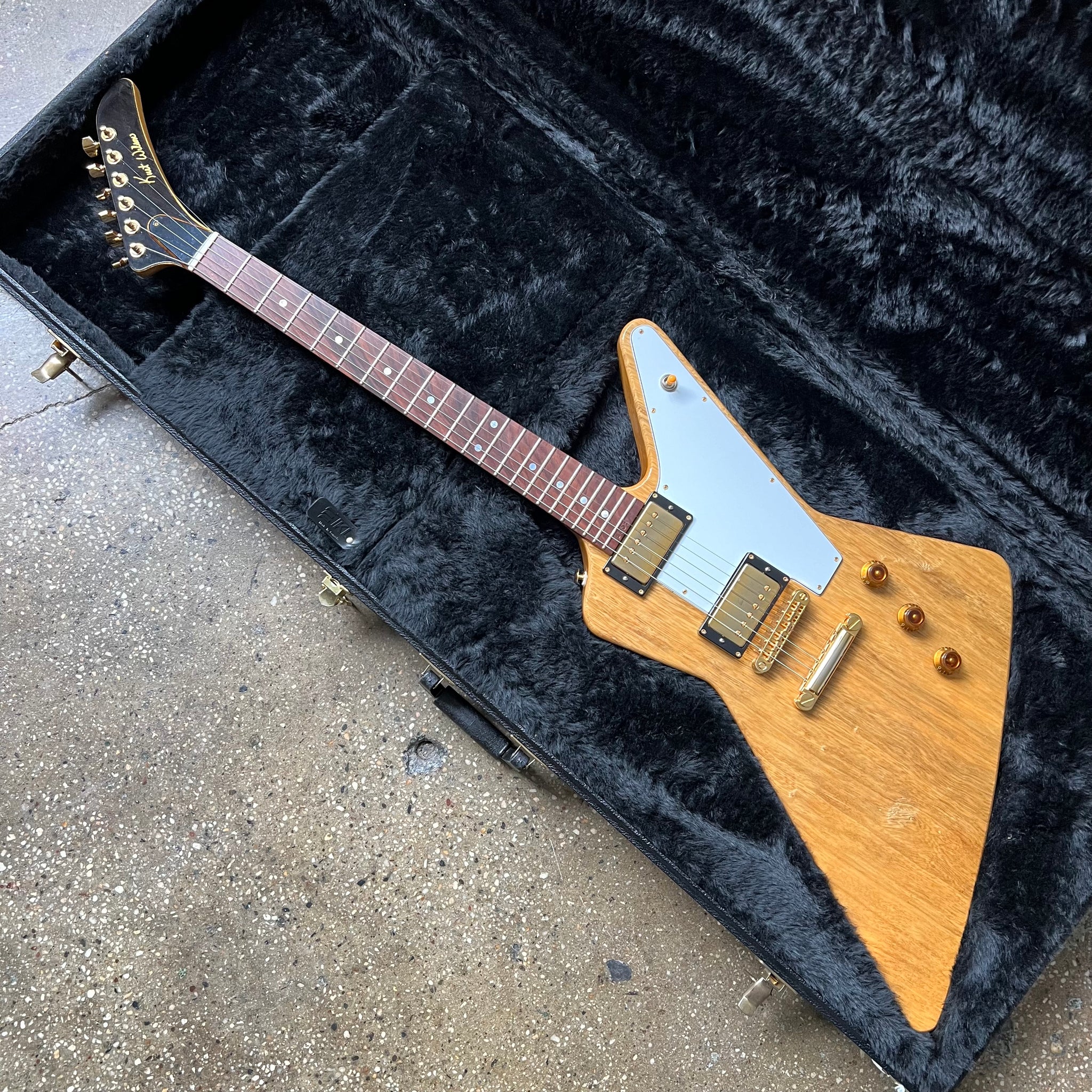 Kurt Wilson Korina Explorer Electric Guitar - Natural | Tone Wolf