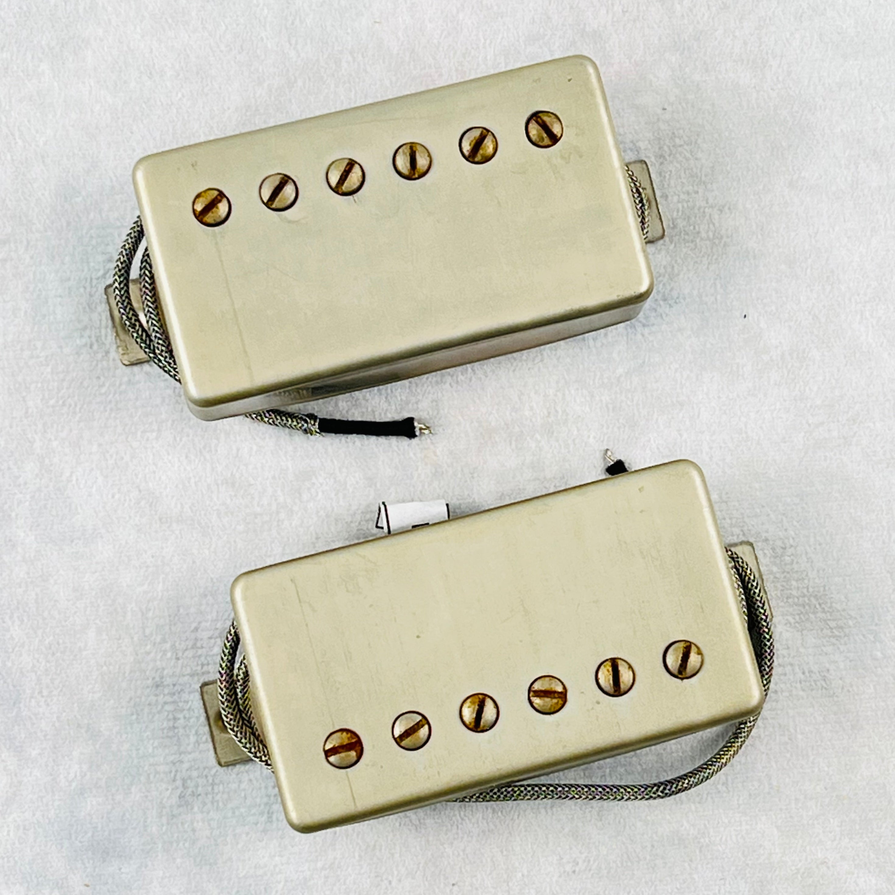 Lindy Fralin RS Guitarworks True 60 Humbucker Pickup Set - Aged Nickel ...