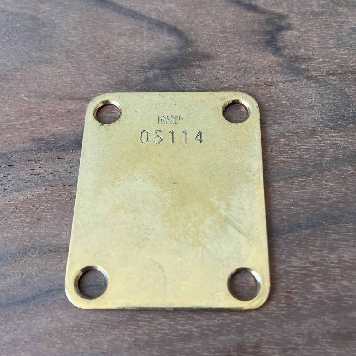 ESP Neck Plate - Gold | Tone Wolf