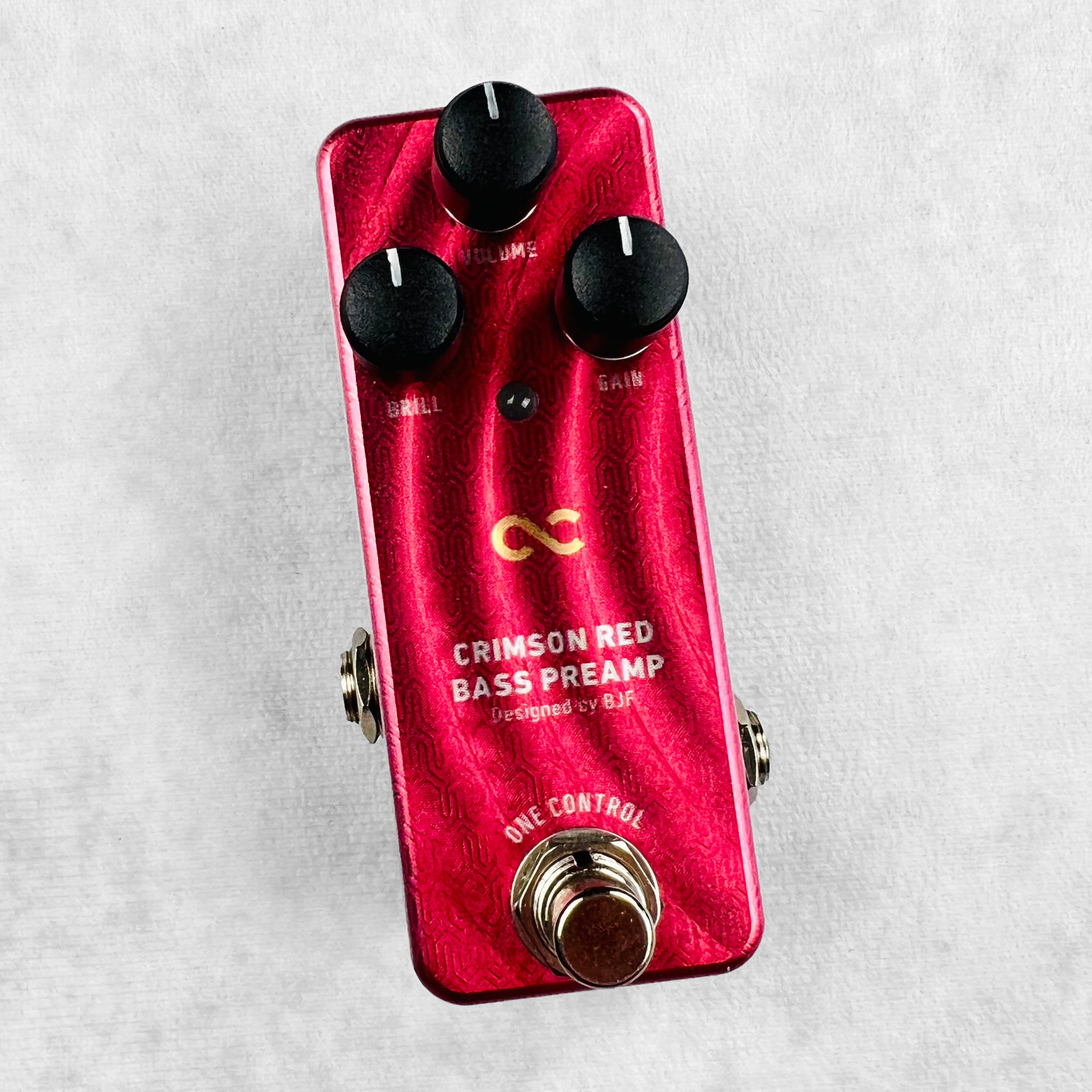 One Control Crimson Red Bass Preamp Pedal 2010s | Tone Wolf