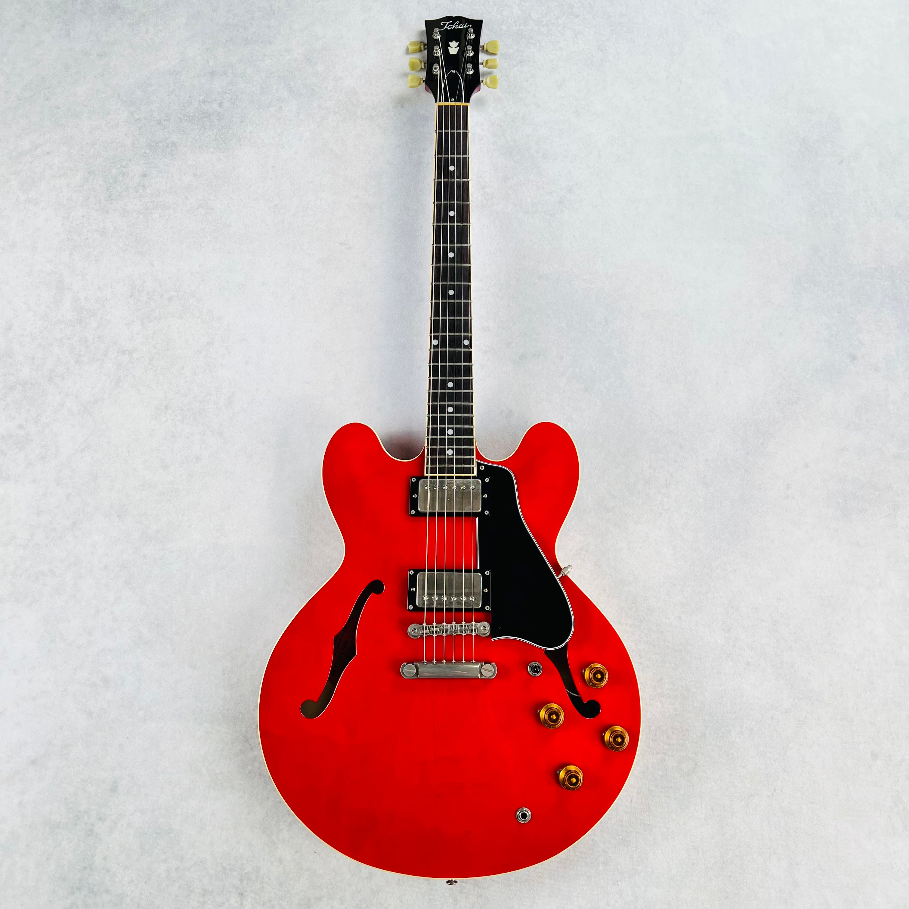 Tokai ES156 SR Semi-Hollow 2016 - See Through Red | Tone Wolf